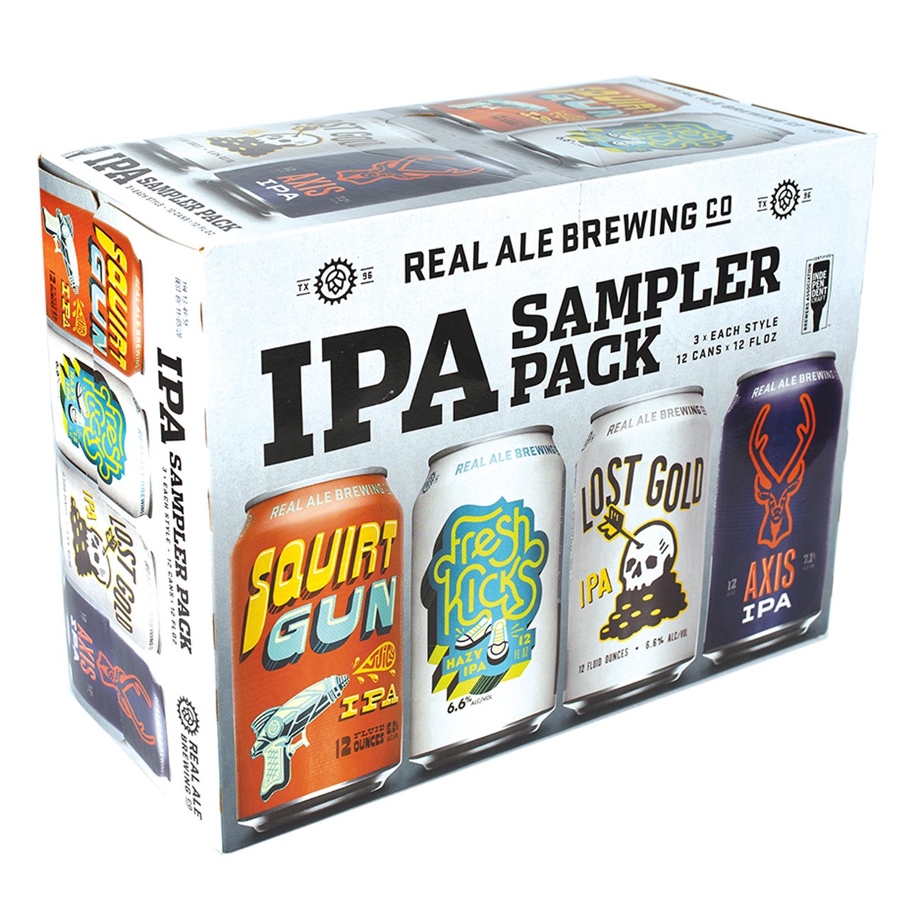 Real Ale IPA Sampler Pack Beer 12 oz Cans - Shop Beer at H-E-B