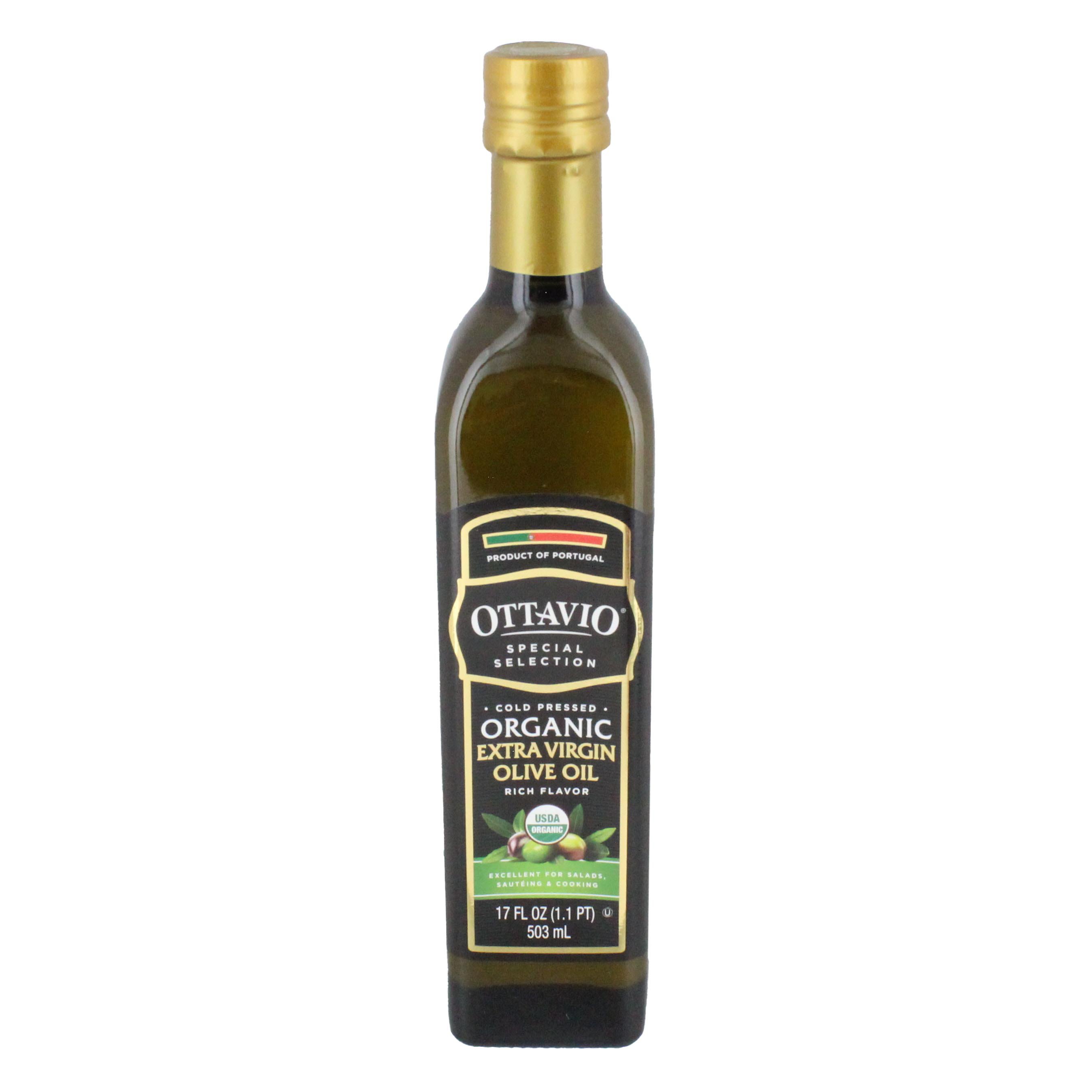 Ottavio Organic Cold Pressed Extra Virgin Olive Oil - Rich Flavor ...