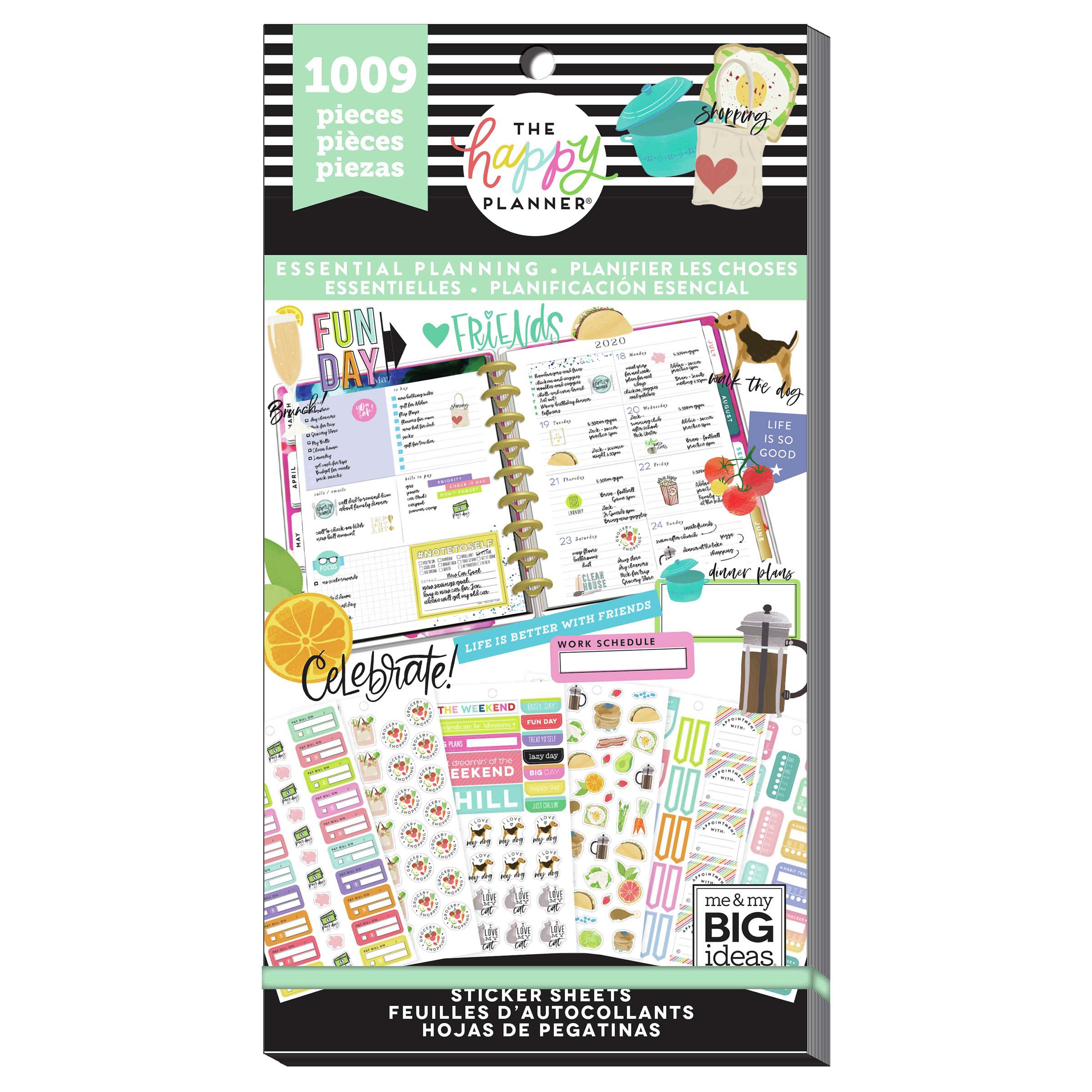The Happy Planner Essential Planning Value Pack Stickers - Shop ...