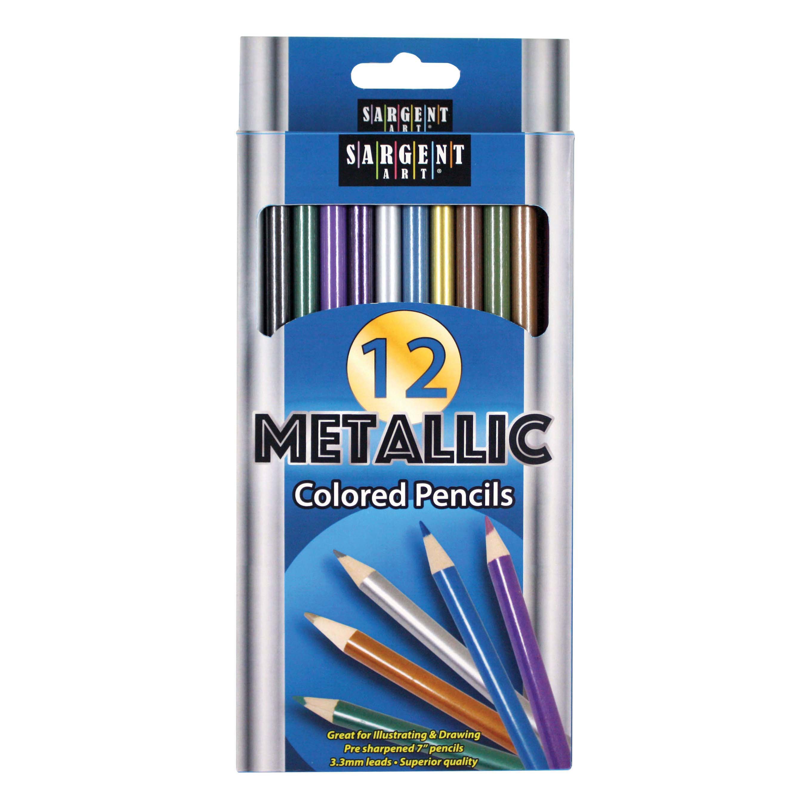 Sargent Art Metallic Colored Pencils - Shop Colored pencils at H-E-B