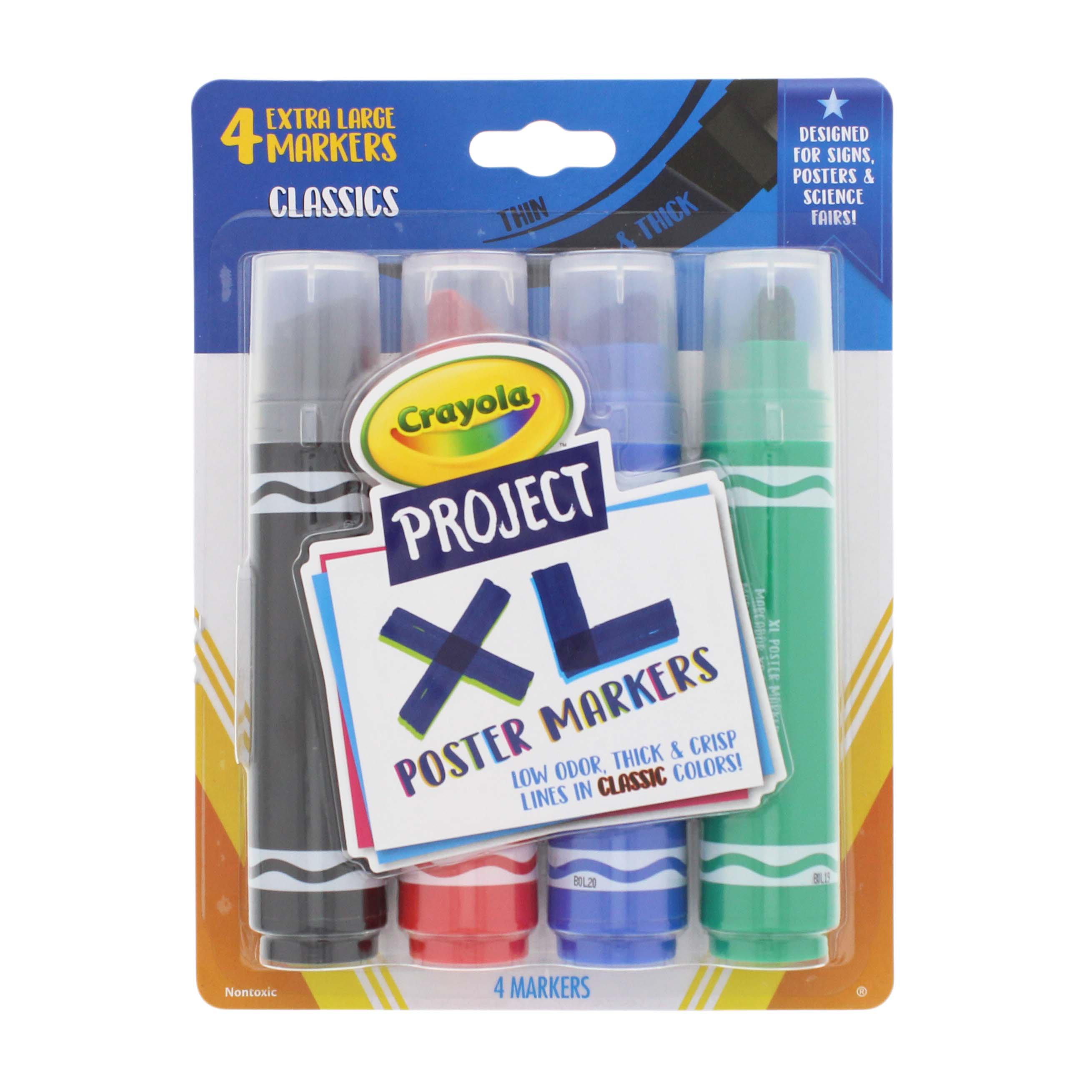 Crayola Project Classic XL Poster Markers - Shop Markers at H-E-B