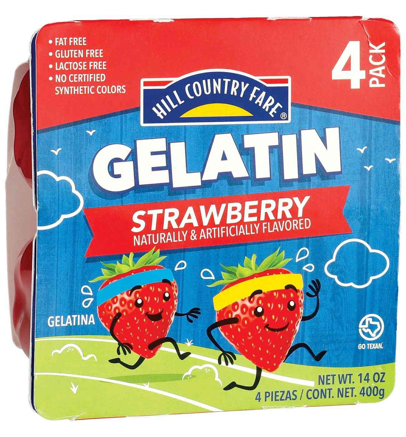 Hill Country Fare Strawberry Gelatin Cups - Shop Pudding & gelatin at H-E-B