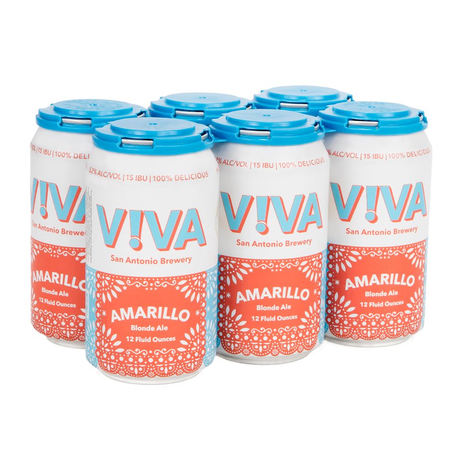 Viva Amarillo Blonde Ale Craft Beer 6 pk Cans - Shop Beer at H-E-B