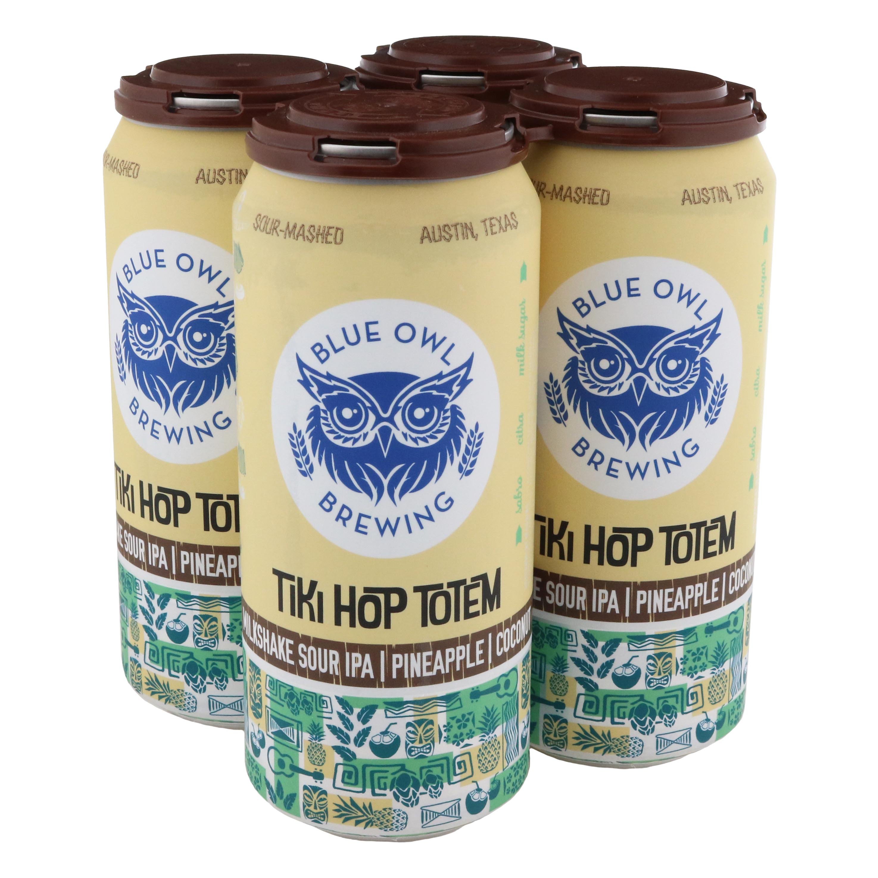Blue Owl Brewing Tiki Hop Totem Seasonal IPA Beer 16 oz Cans - Shop ...