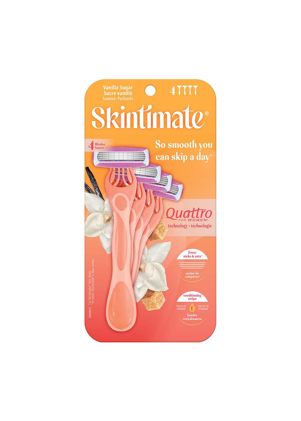 Skintimate Vanilla Sugar Exfoliating Women's Disposable Razors - Shop ...
