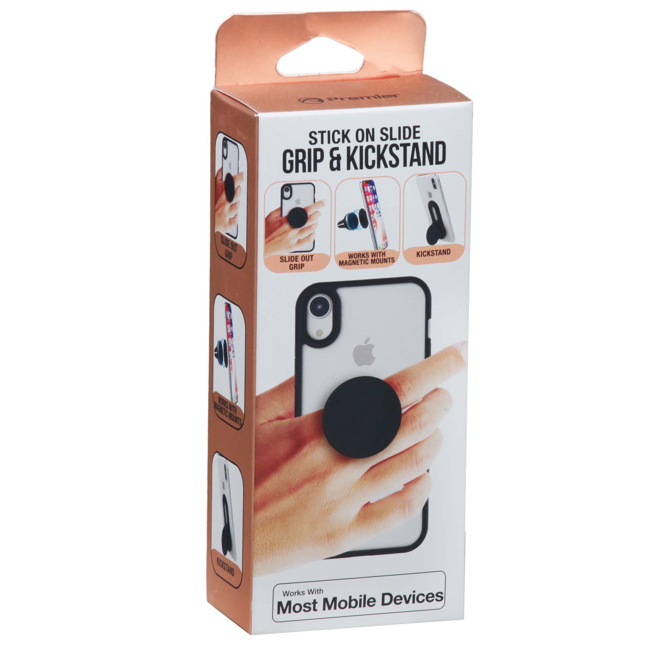 Premier Stick on Slide Grip with Kickstand - Shop Phone cases & stands ...