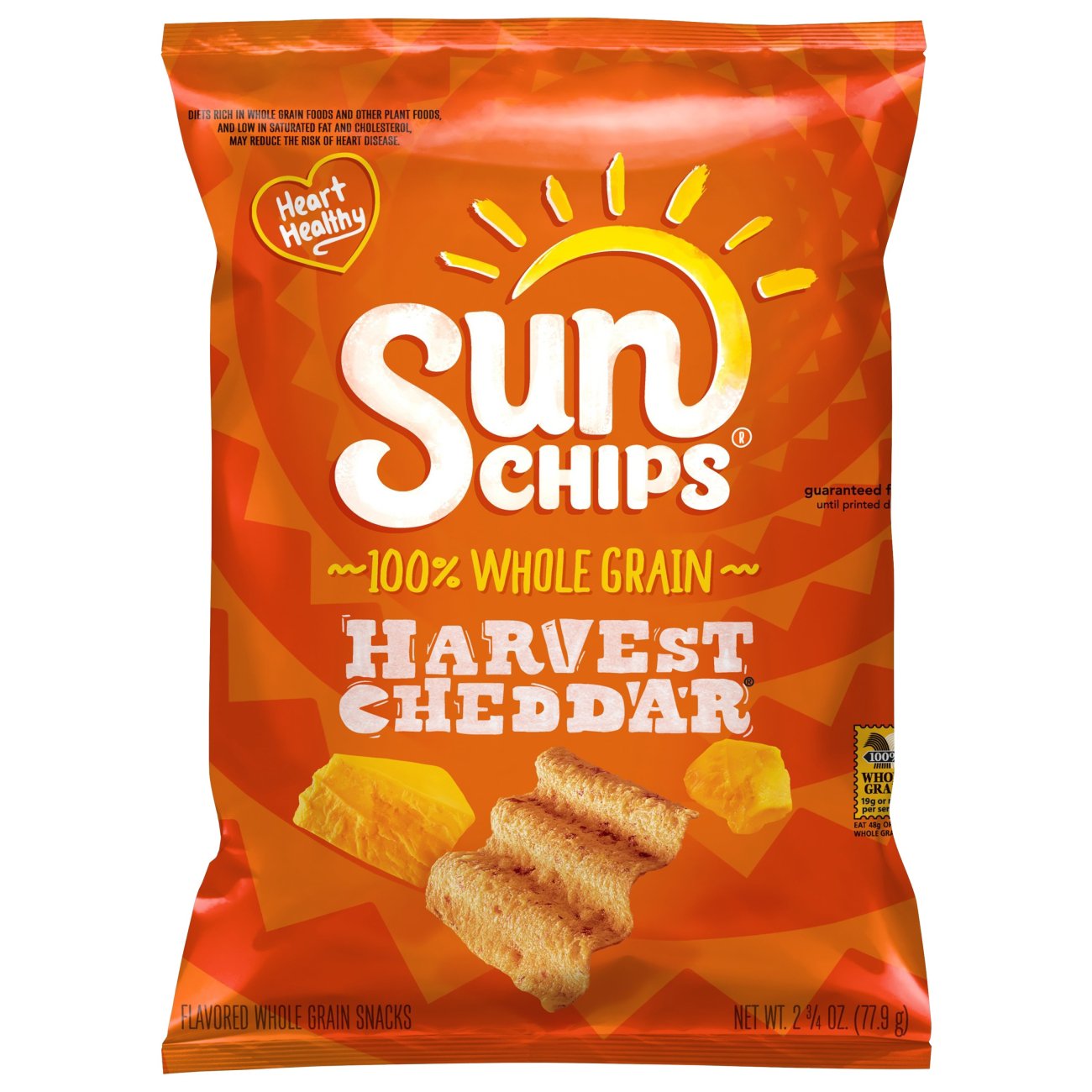 SunChips Harvest Cheddar Multigrain Snacks - Shop Chips at H-E-B