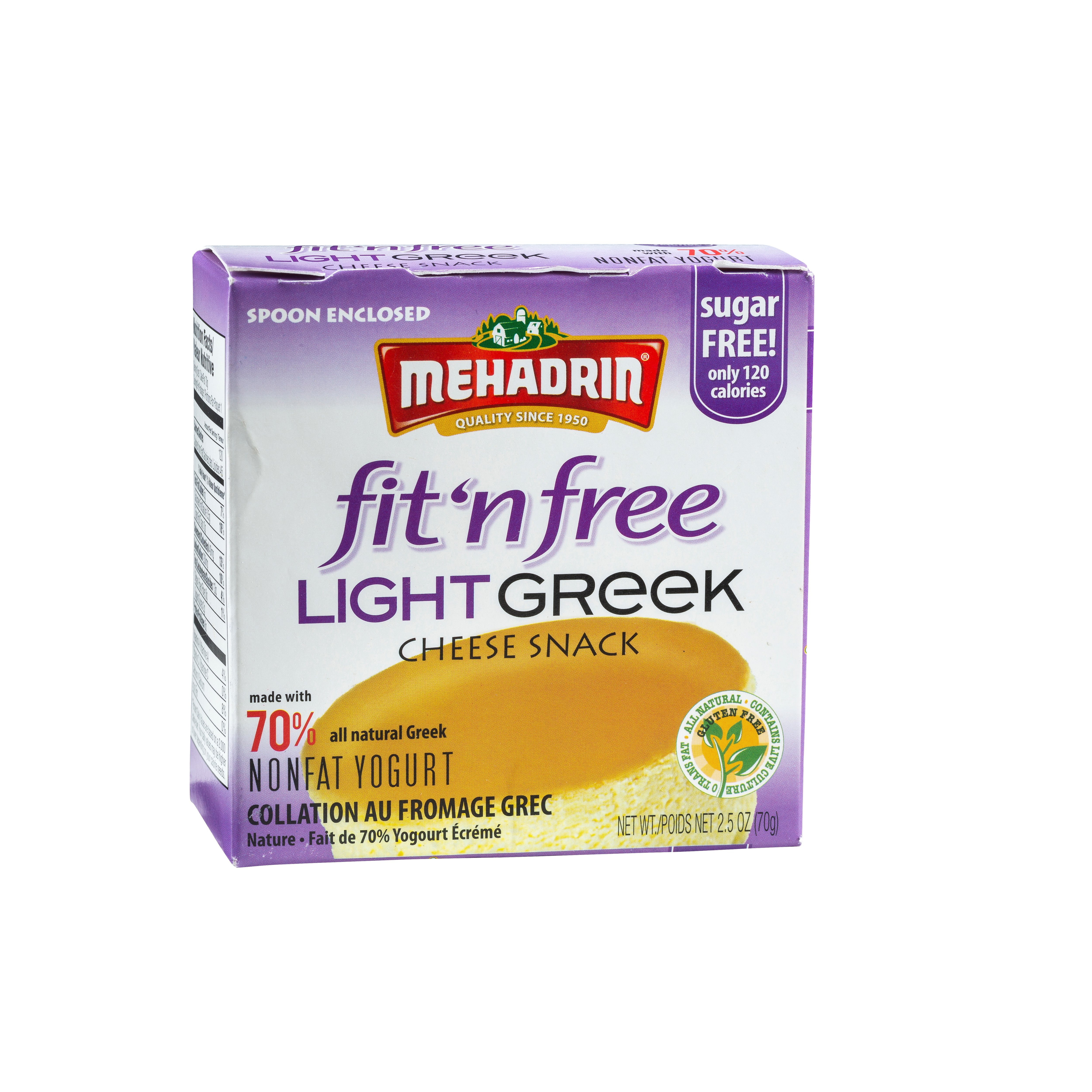 Mehadrin Fit 'n Free Light Greek Cheese Snack - Shop Cheese at H-E-B
