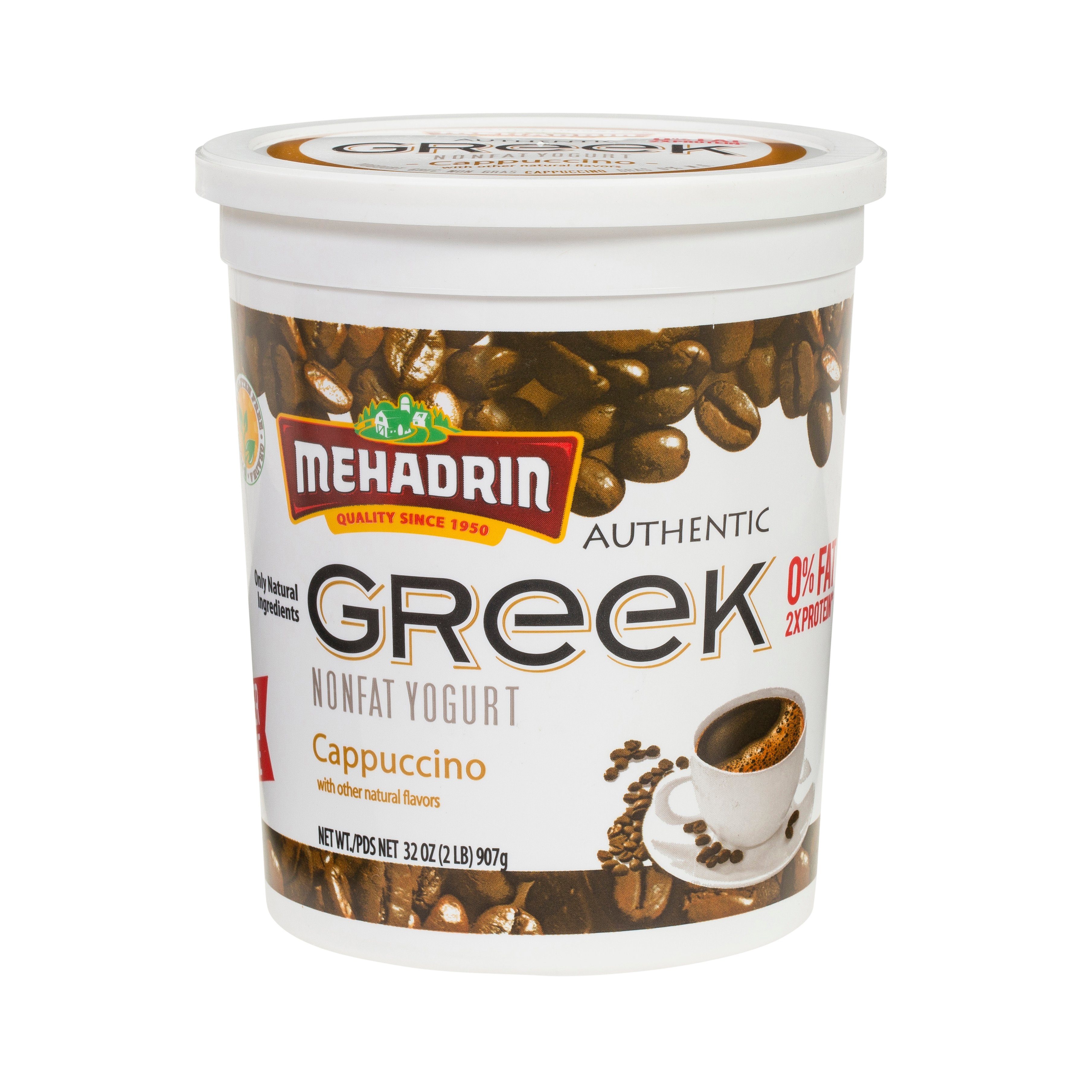 Mehadrin Cappuccino Non-Fat Greek Yogurt - Shop Yogurt at H-E-B