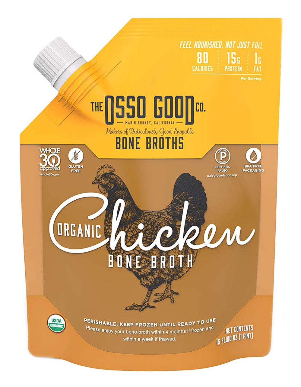 Osso Good Chicken Bone Broth, 16 fl oz | Central Market - Really Into Food