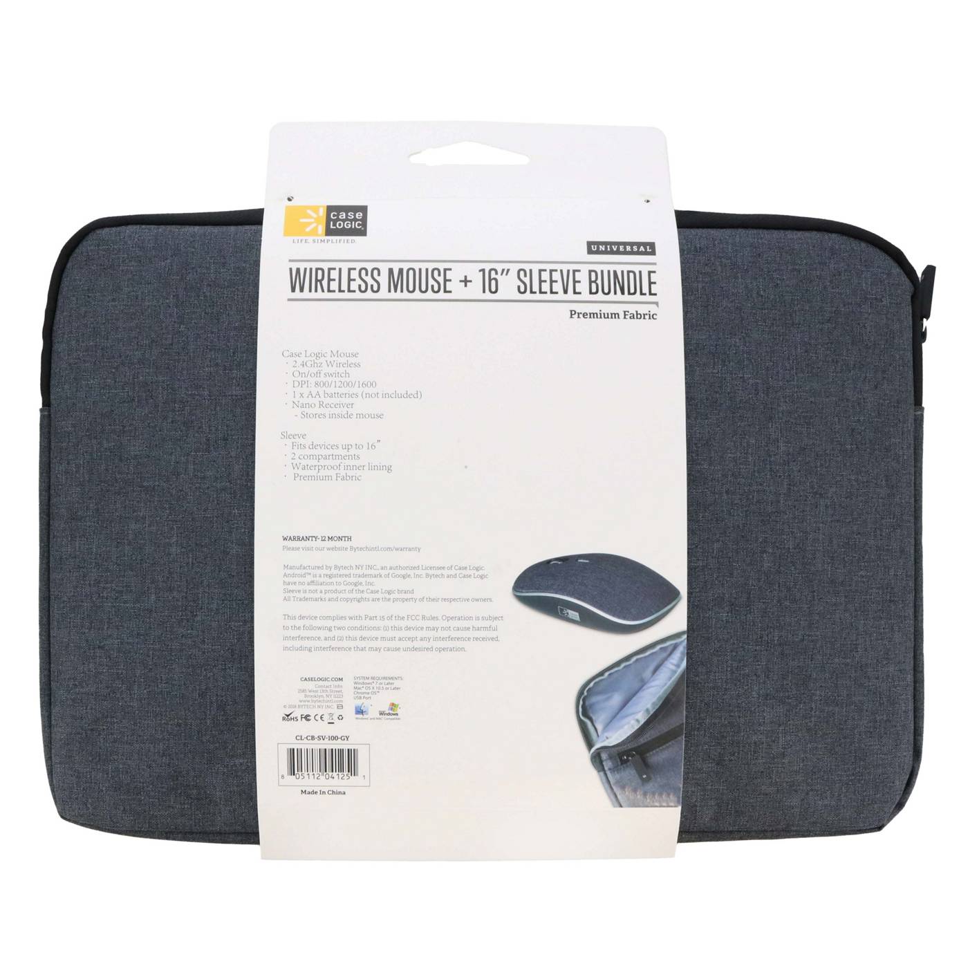 Case Logic Universal Wireless Mouse with Fabric Sleeve - Shop Keyboards ...