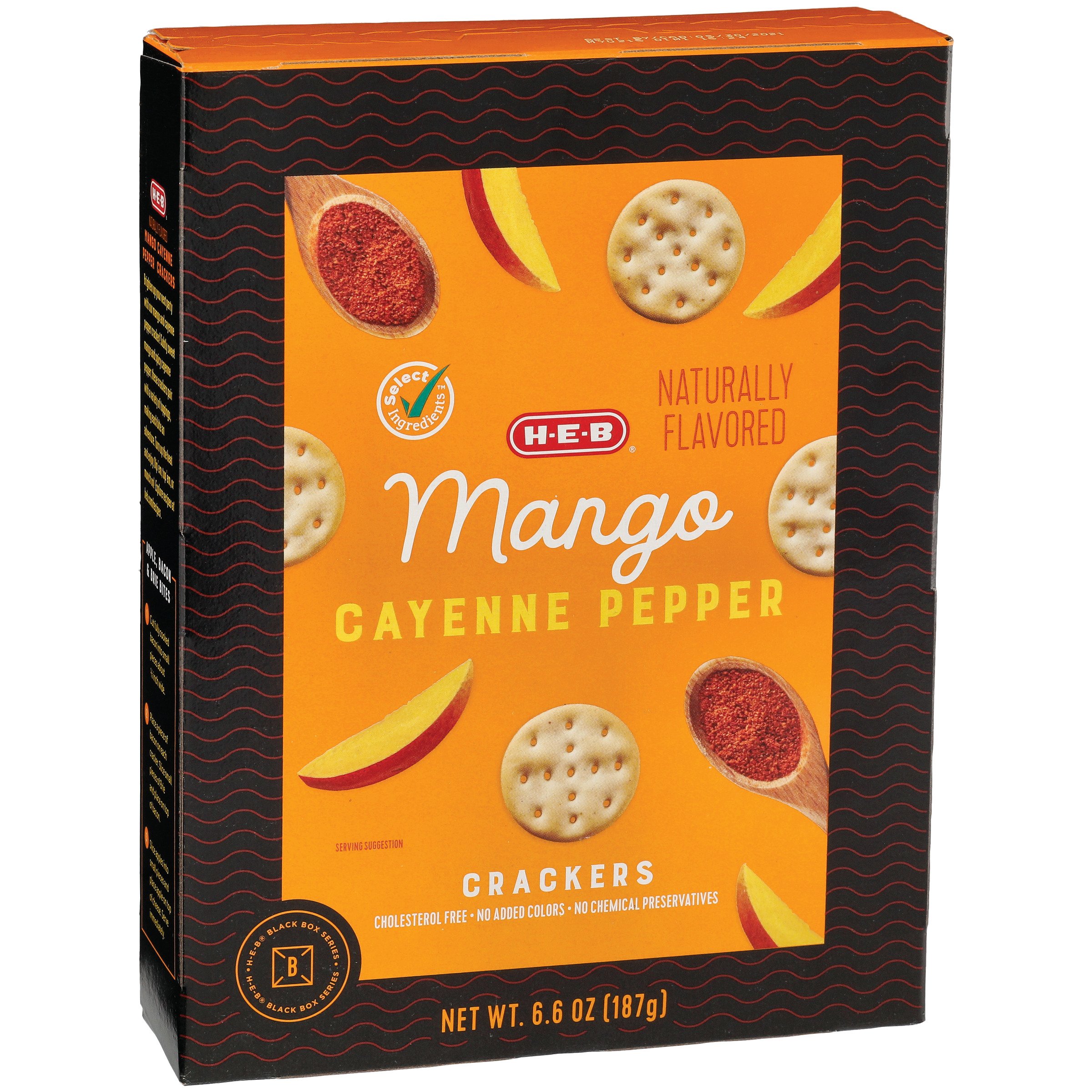 H-E-B Mango Cayenne Pepper Bite Size Crackers - Shop Snacks & Candy at ...