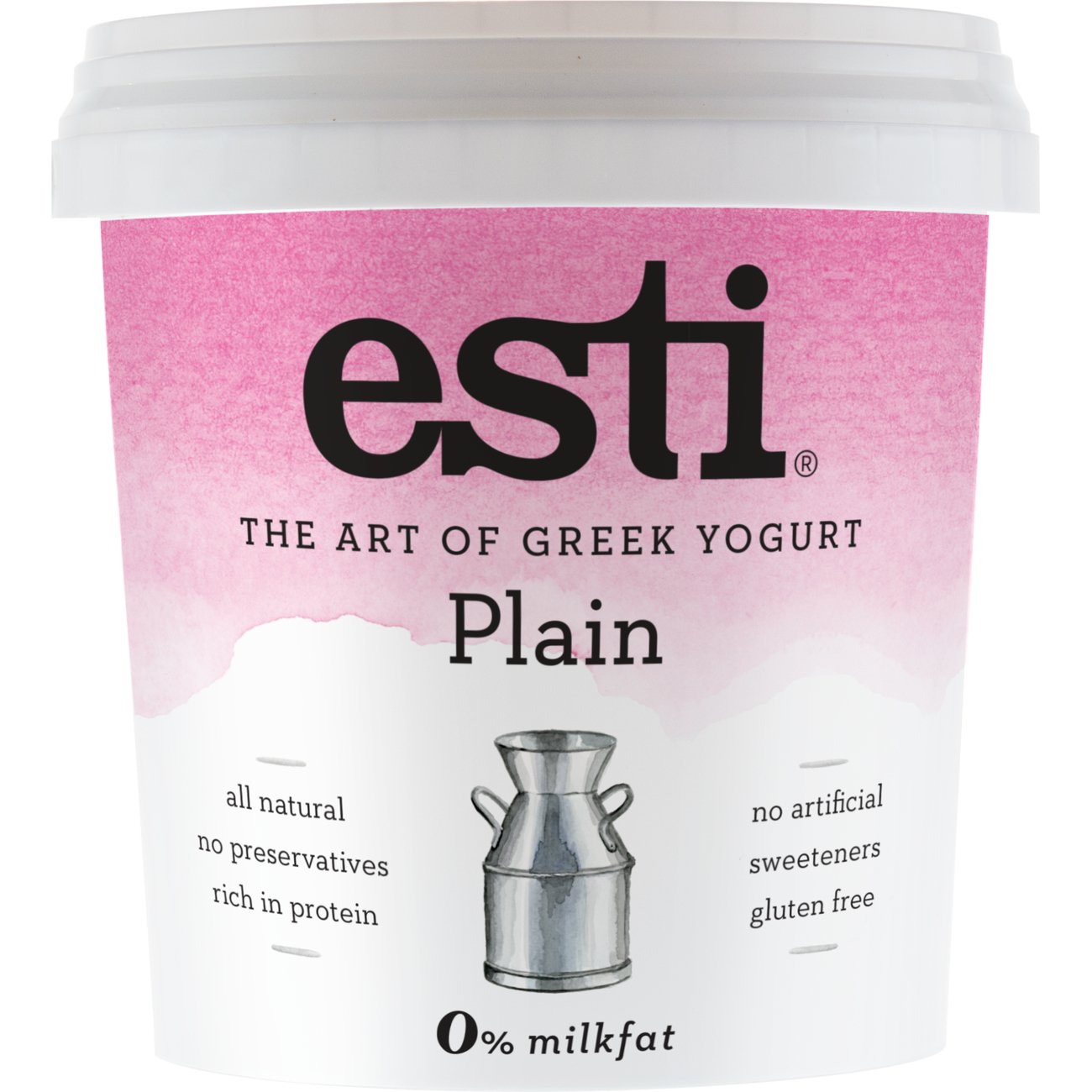 Esti Nonfat Greek Yogurt - Plain - Shop Yogurt at H-E-B