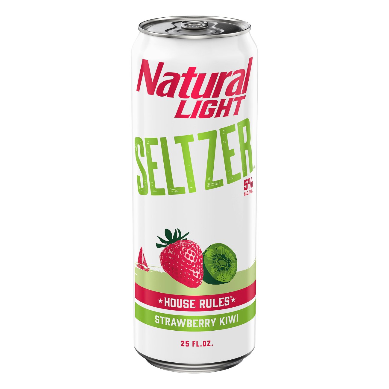 Natural Light Seltzer House Rules Strawberry & Kiwi Seltzer - Shop Malt ...