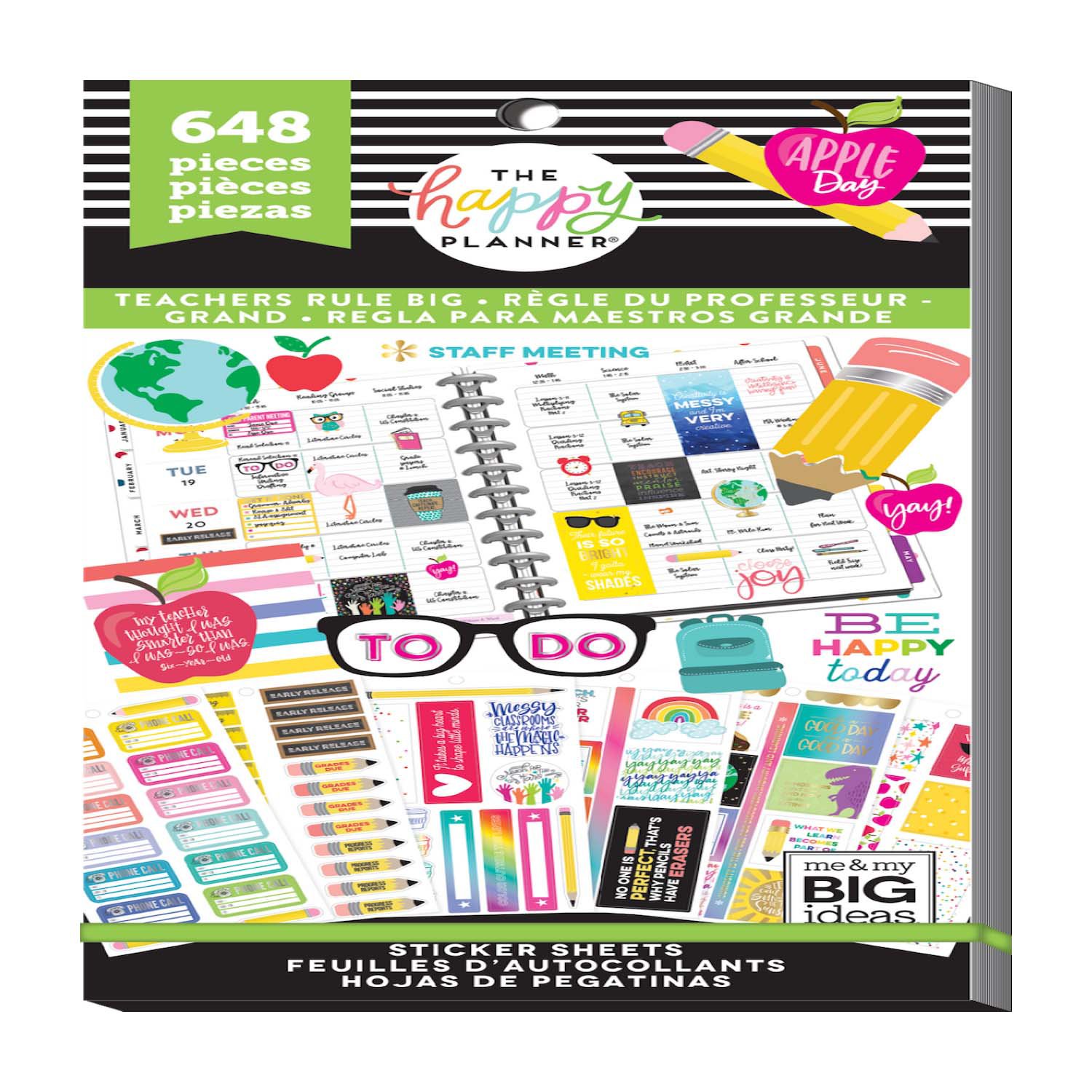 The Happy Planner Sticker Teacher Value Pack - Shop Planners ...