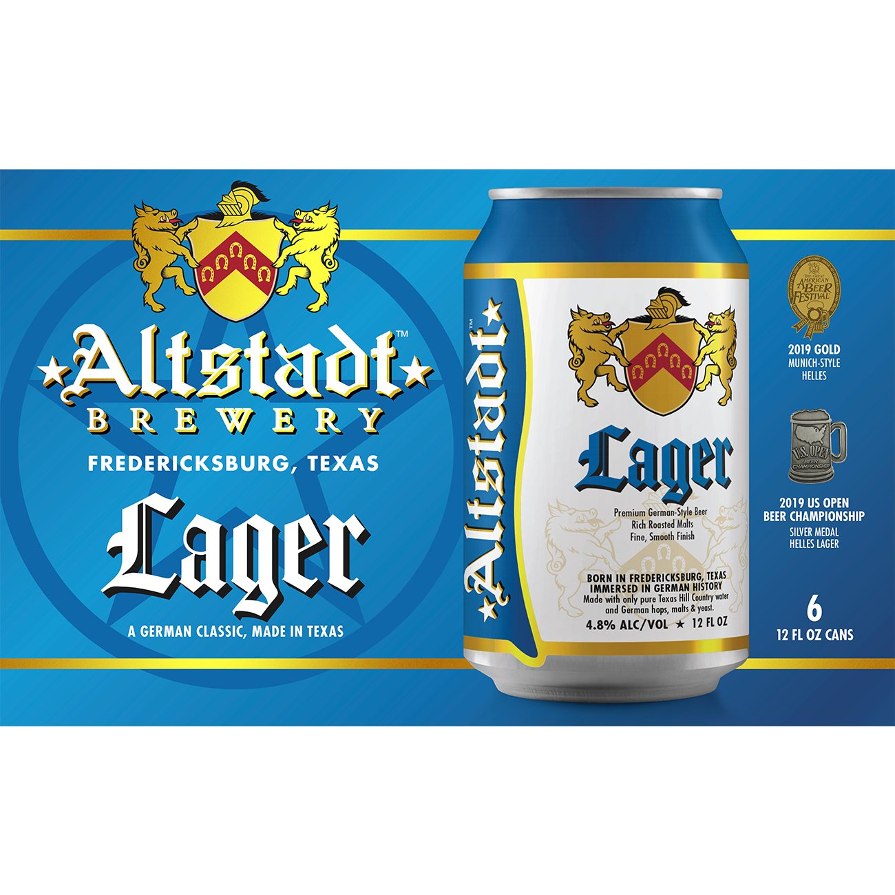 Altstadt Lager Craft Beer 6 pk Cans - Shop Beer at H-E-B
