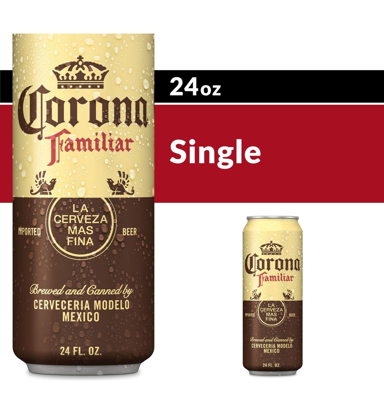 Corona Familiar Mexican Lager Import Beer 24 oz Can - Shop Beer at H-E-B