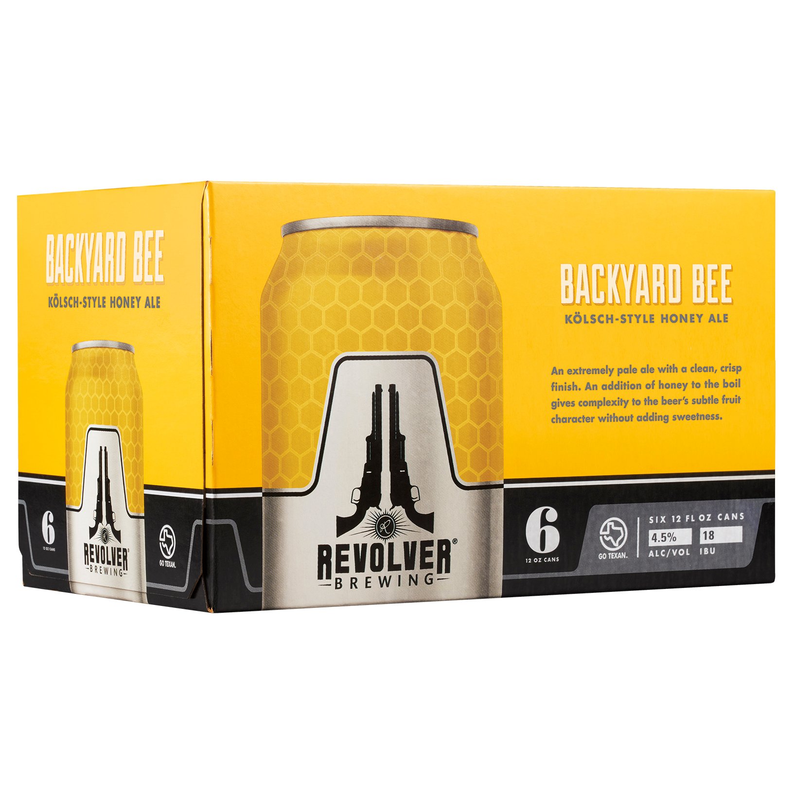Revolver Backyard Bee Honey Ale 12 oz Cans, 6 pk | Central Market ...