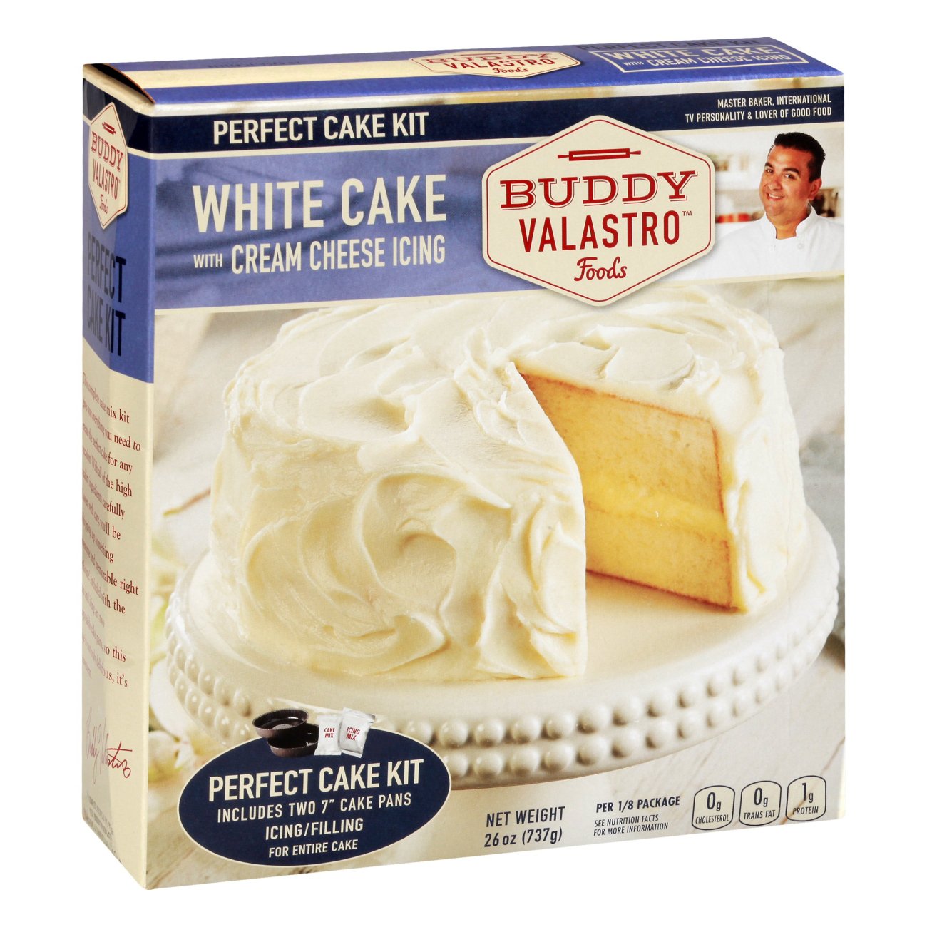 Buddy Valastro Foods White Cake With Cream Cheese Icing - Shop Baking ...