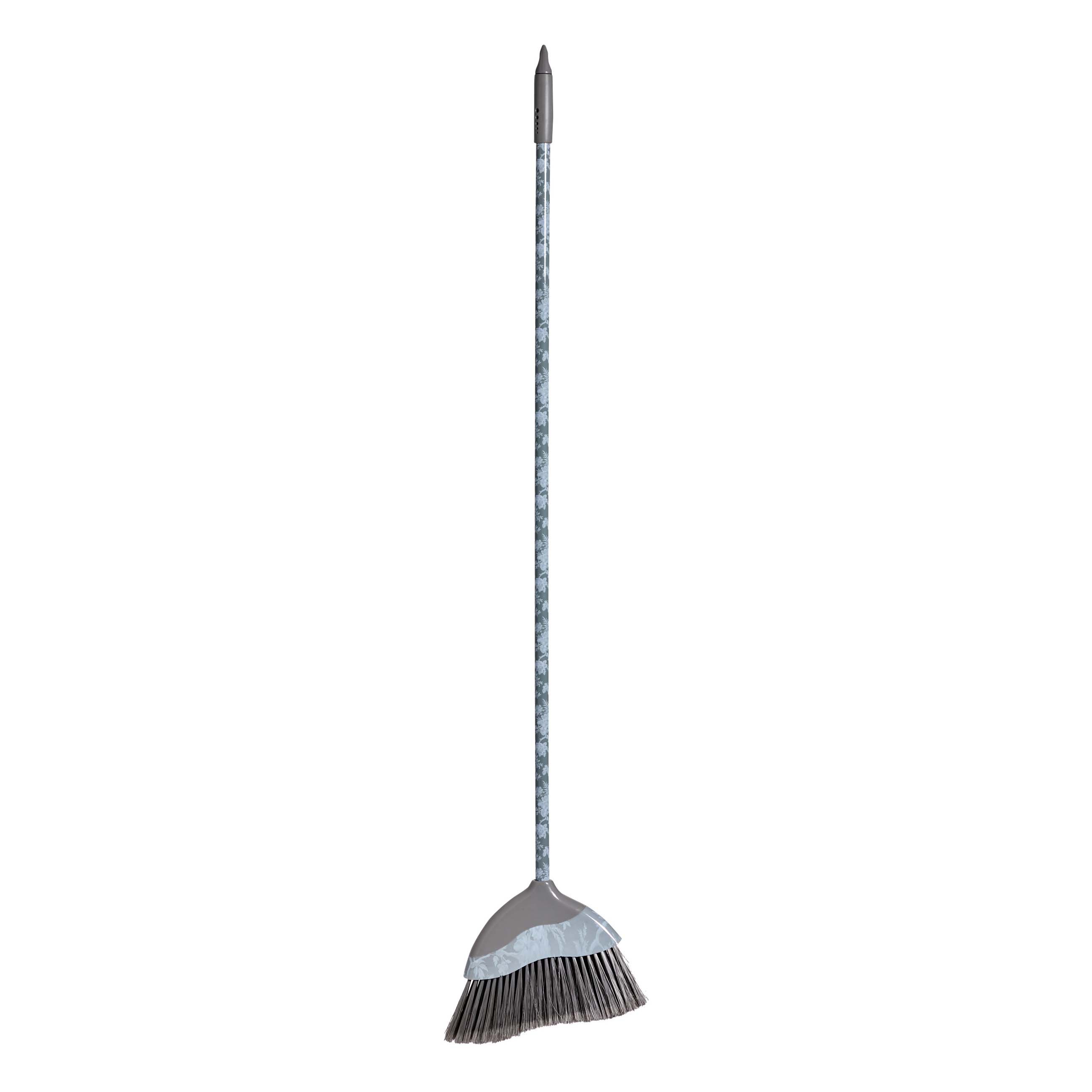 Laura Ashley Gray Floral Angle Broom - Shop Brooms & dust mops at H-E-B