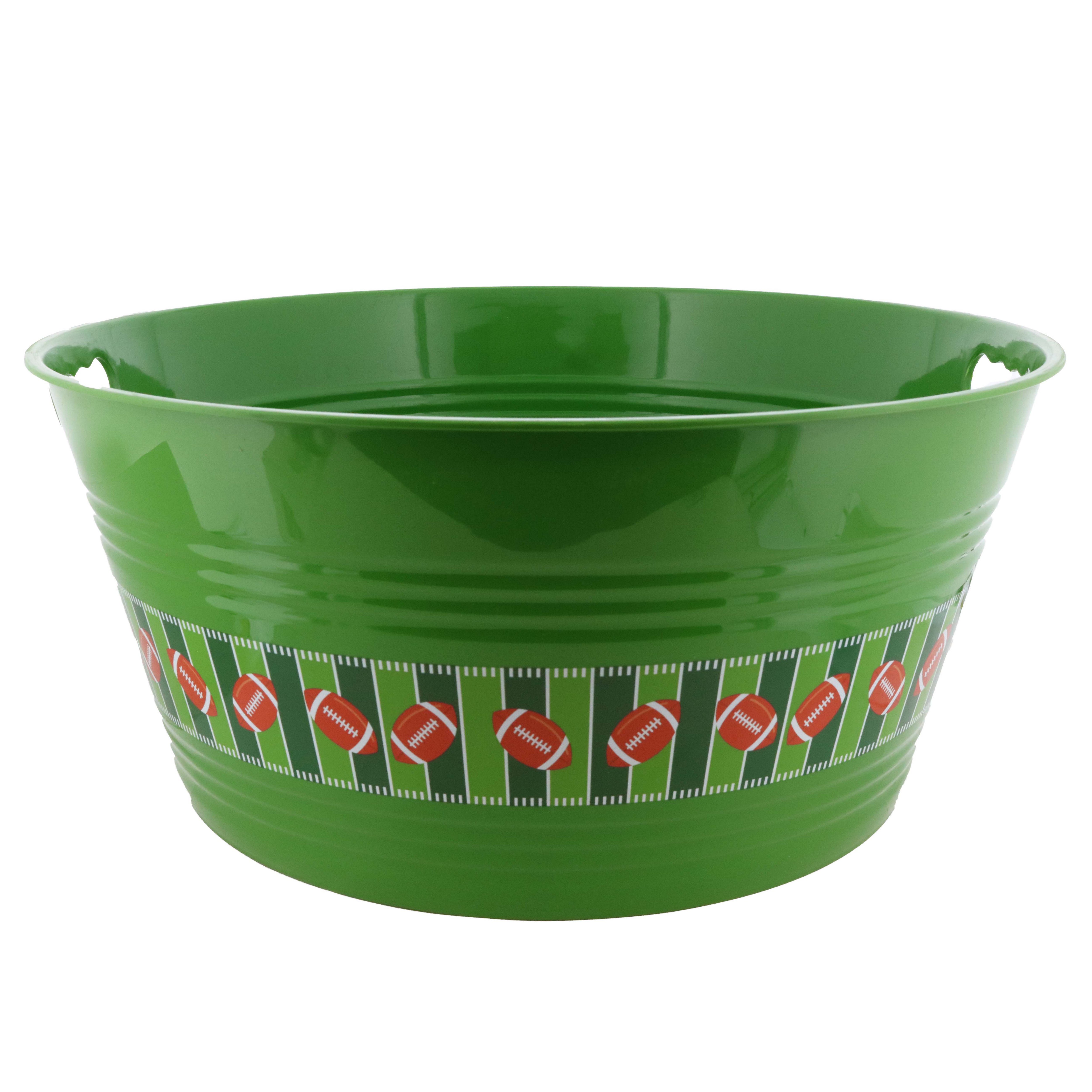All About U Game Day Plastic Football Tub - Shop Kitchen & Dining at H-E-B