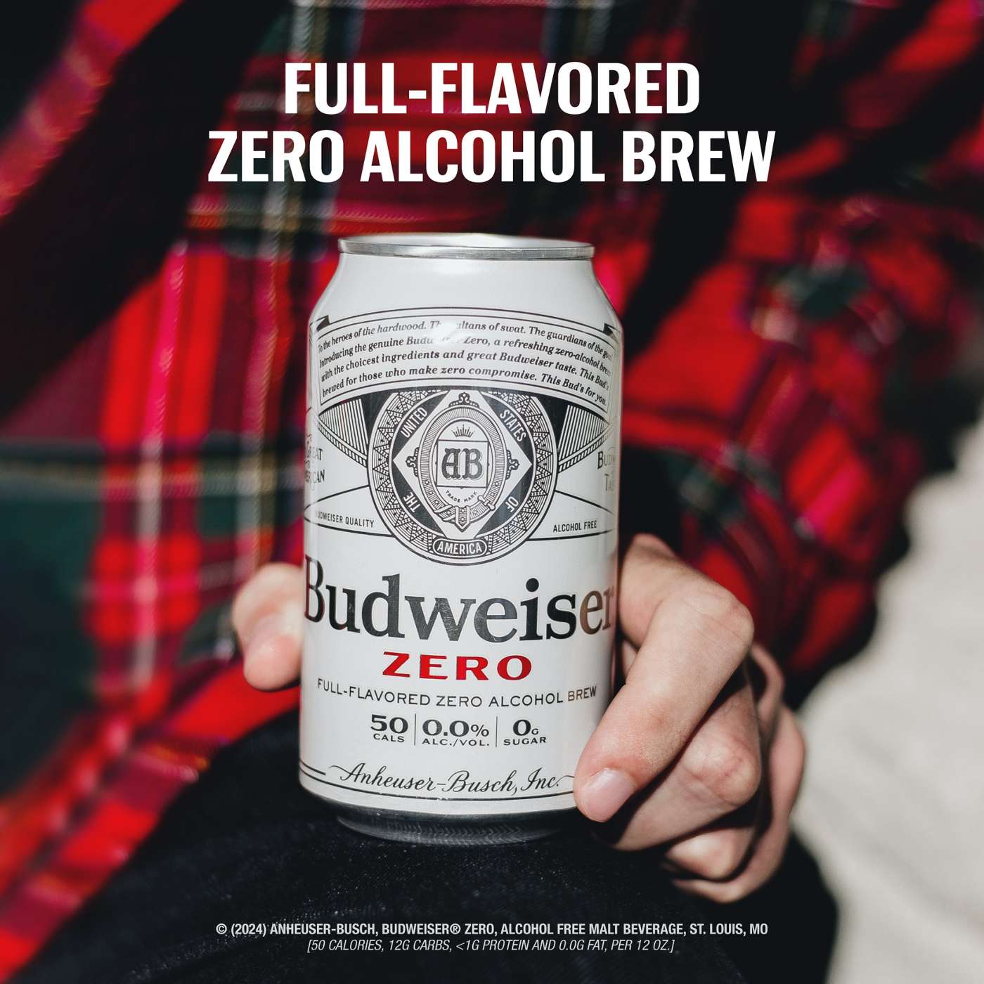 Budweiser Zero Non Alcoholic Beer Alcohol Free American Lager 12 pk ...