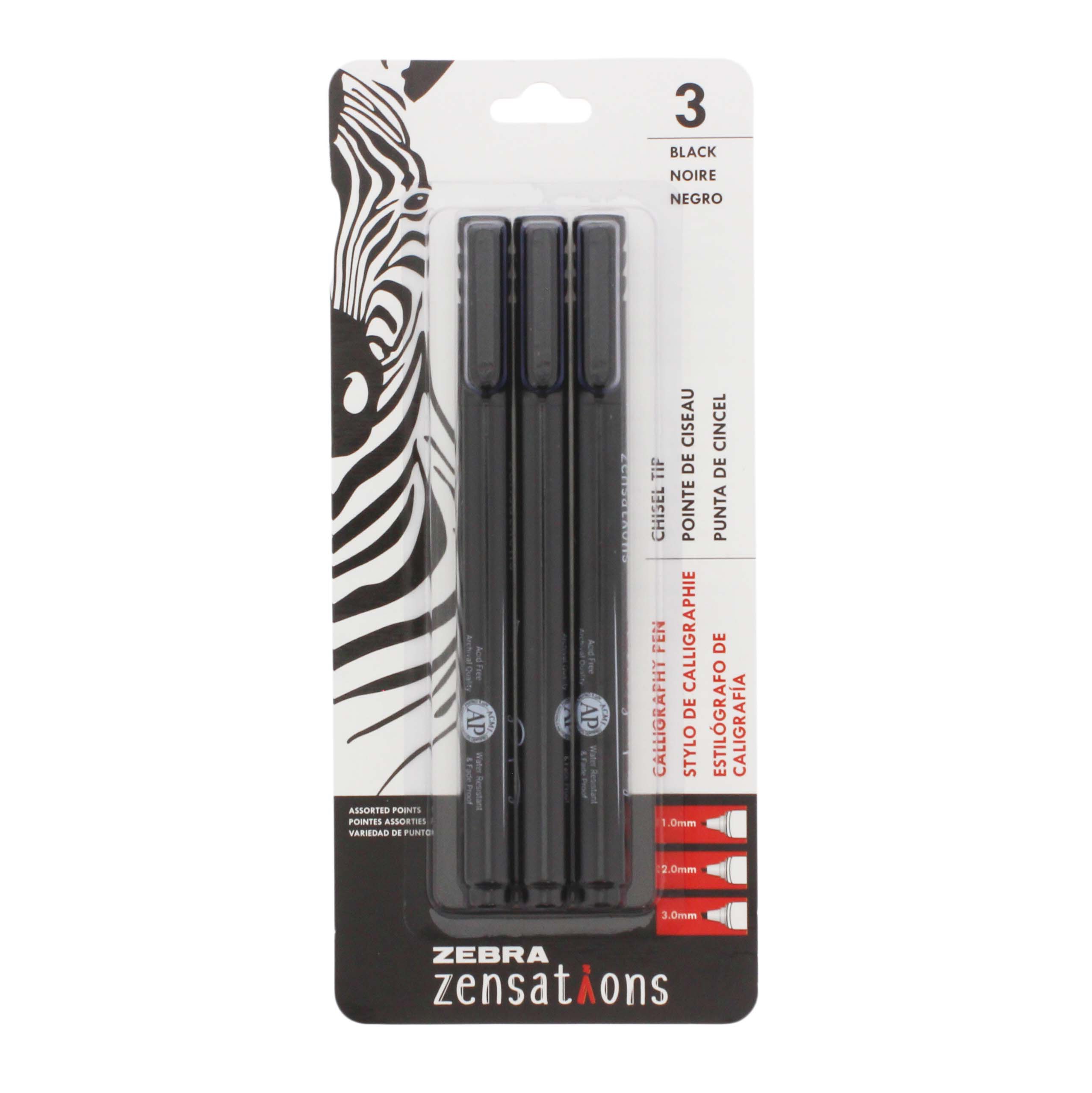 Zebra Zensations Black Calligraphy Pens - Shop Pens at H-E-B