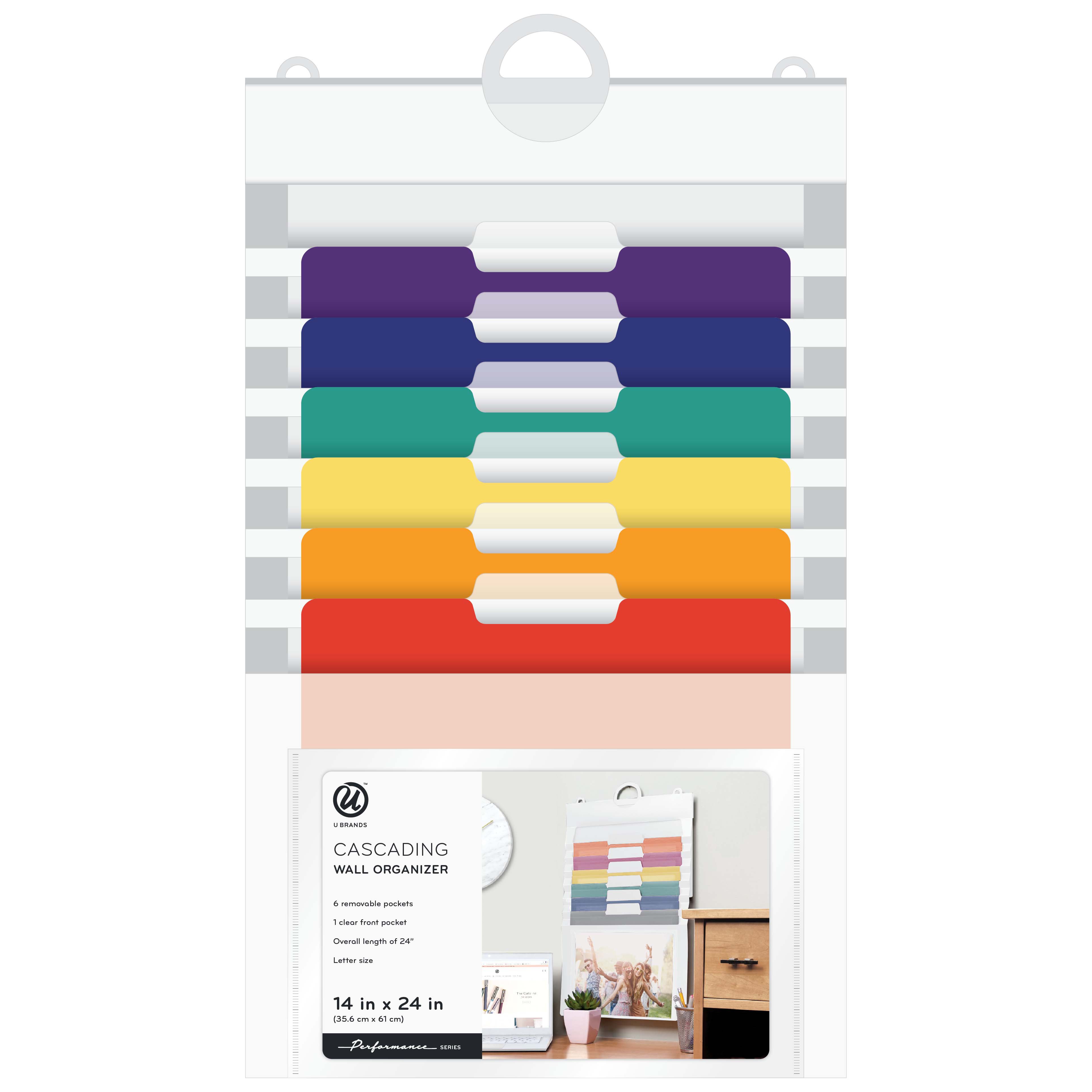 U Brands 6-Pocket Cascading Wall Organizer - Shop Folders at H-E-B