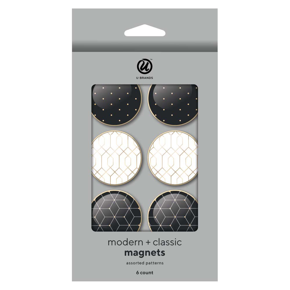 U Brands Modern Classic Round Magnets - Shop Tools & equipment at H-E-B