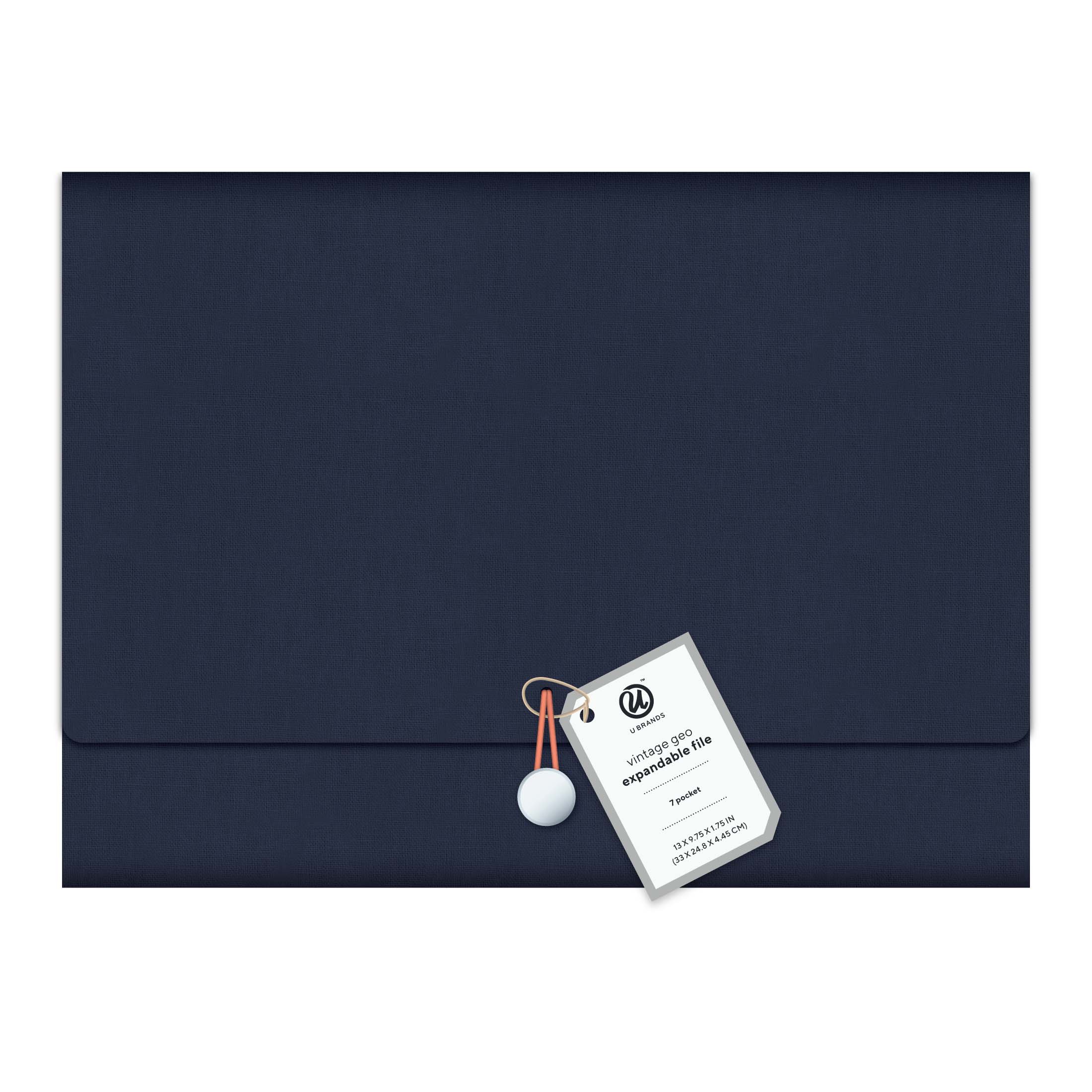 U Brands Retro Geo 7 Pocket Letter Size Expandable File Foler - Shop ...
