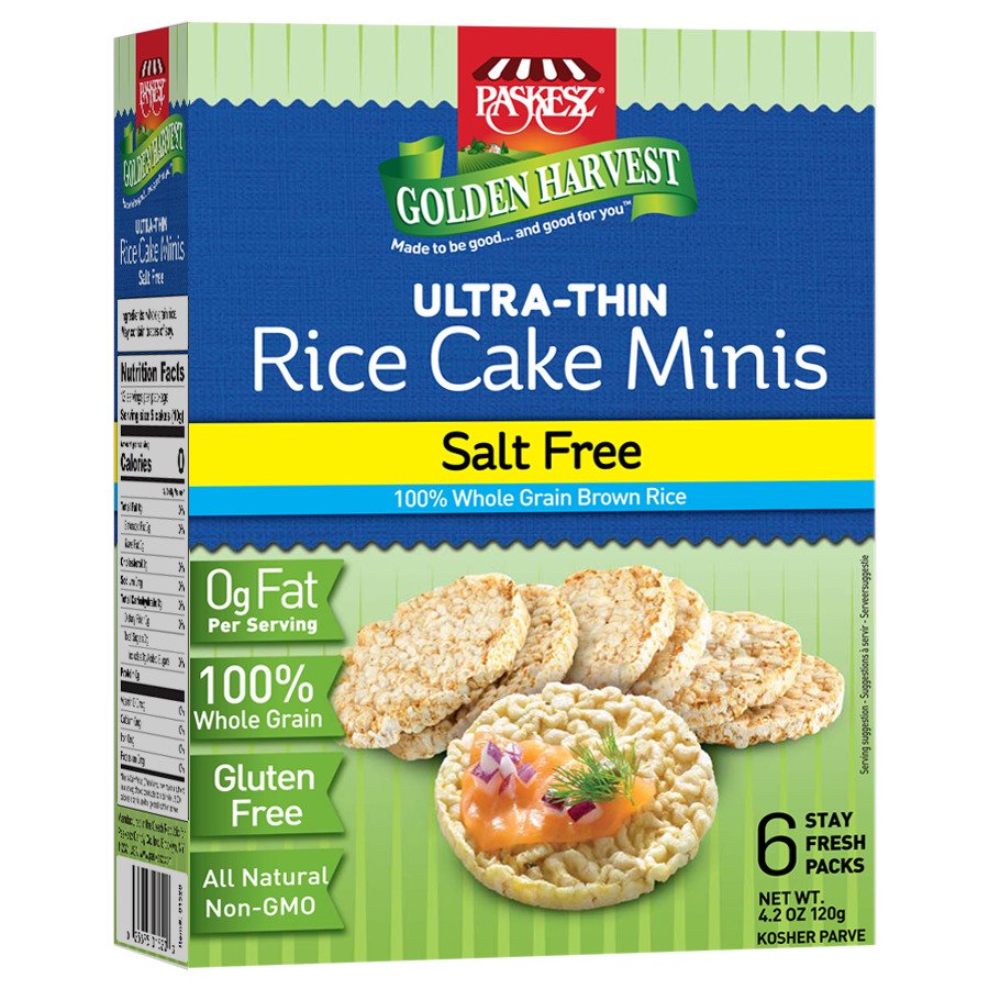Paskesz Salt Free Mini Rice Cakes - Shop Snacks & Candy at H-E-B