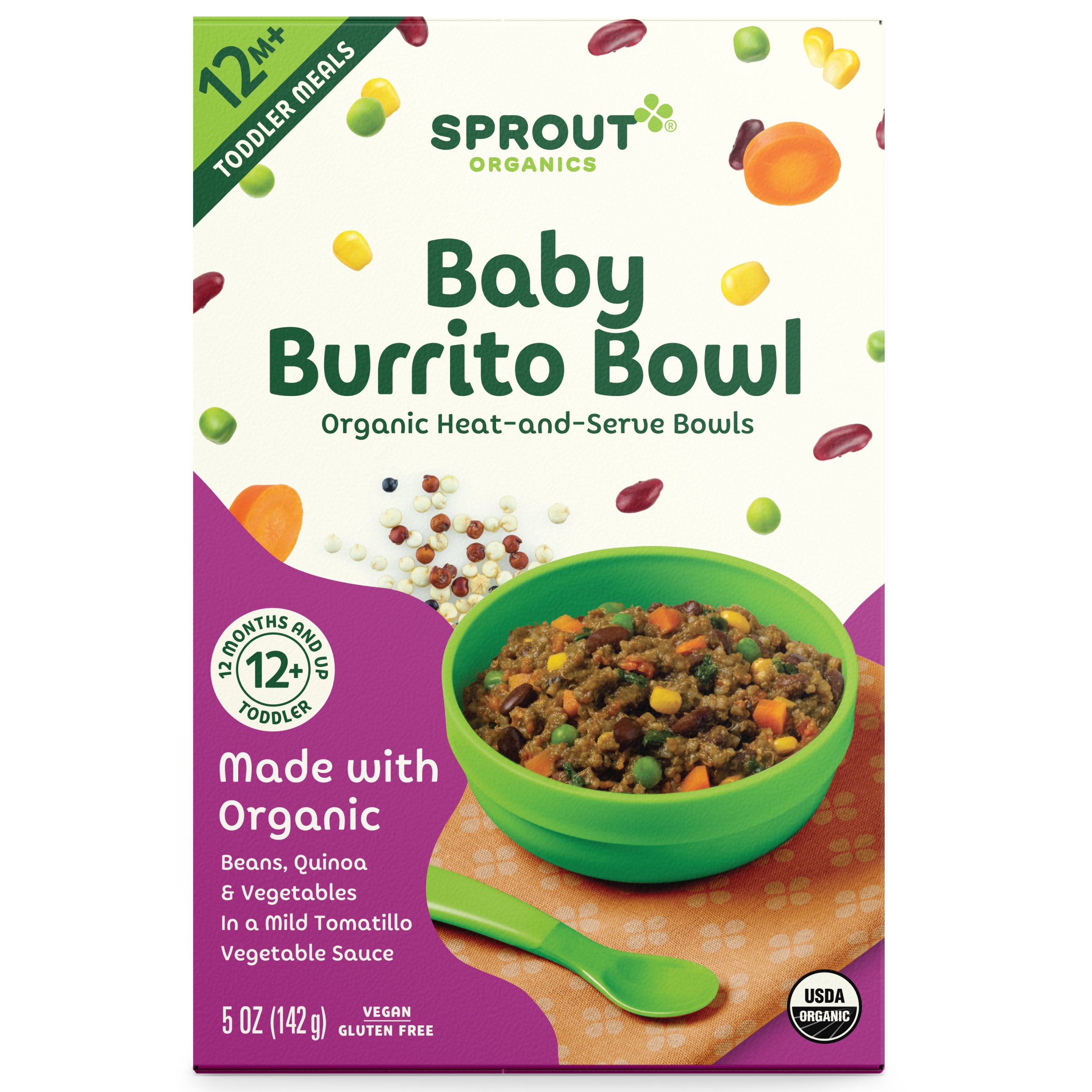 Sprout Organics Baby Burrito Bowl - Shop Toddler food at H-E-B