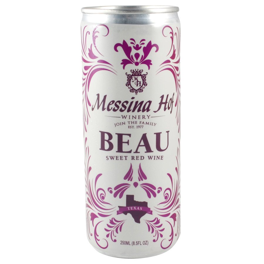 Messina Hof Beau Sweet Red Wine 8.5 oz Cans - Shop Beer & Wine at H-E-B