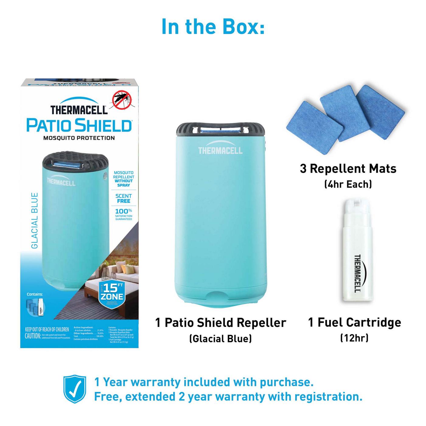 Thermacell Repellents, Inc Patio Shield Mosquito Repeller - Glacier ...