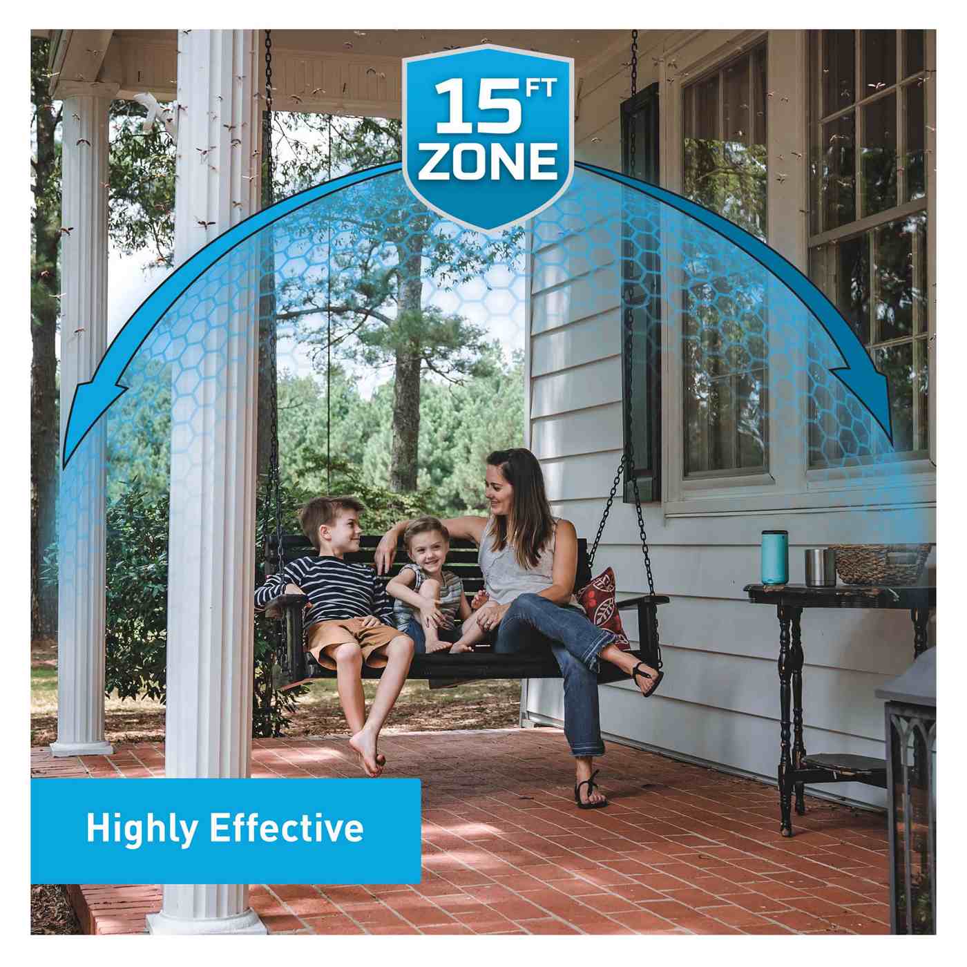 Thermacell Repellents, Inc Patio Shield Mosquito Repeller - Glacier ...