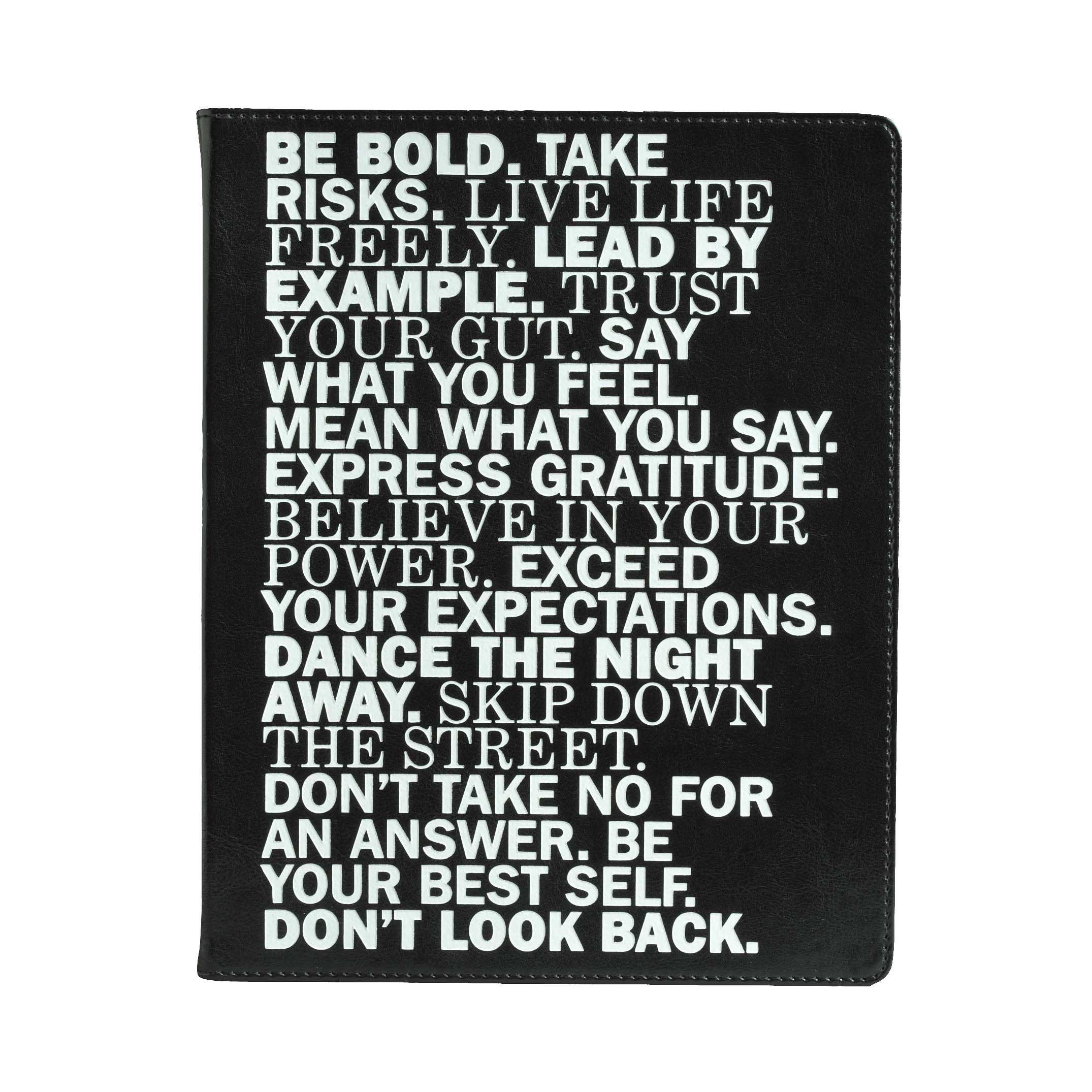 Eccolo BE Bold Black Desk Journal - Shop Notebooks at H-E-B