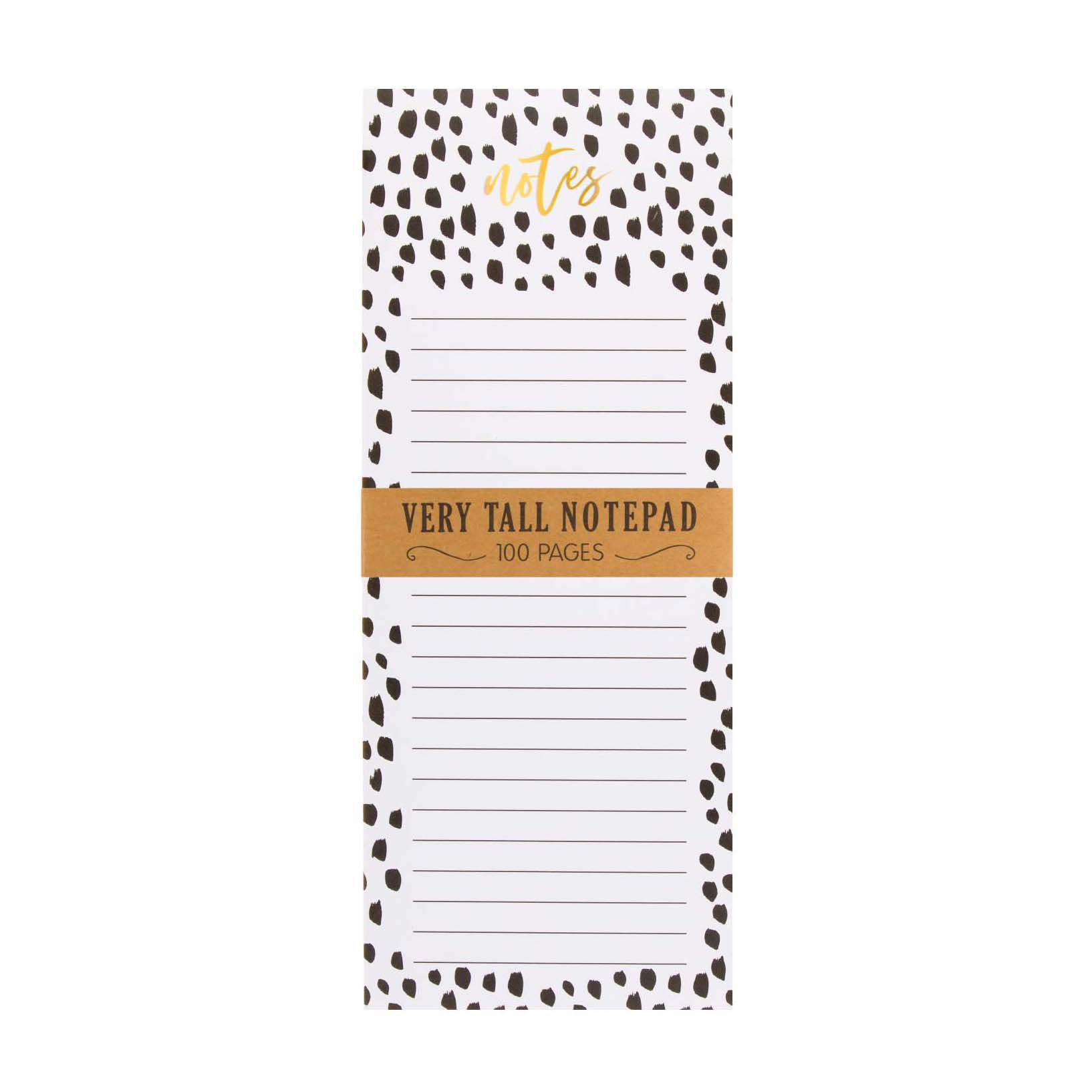Eccolo Black & White Magnetic Tall Notepad - Shop Notebooks at H-E-B
