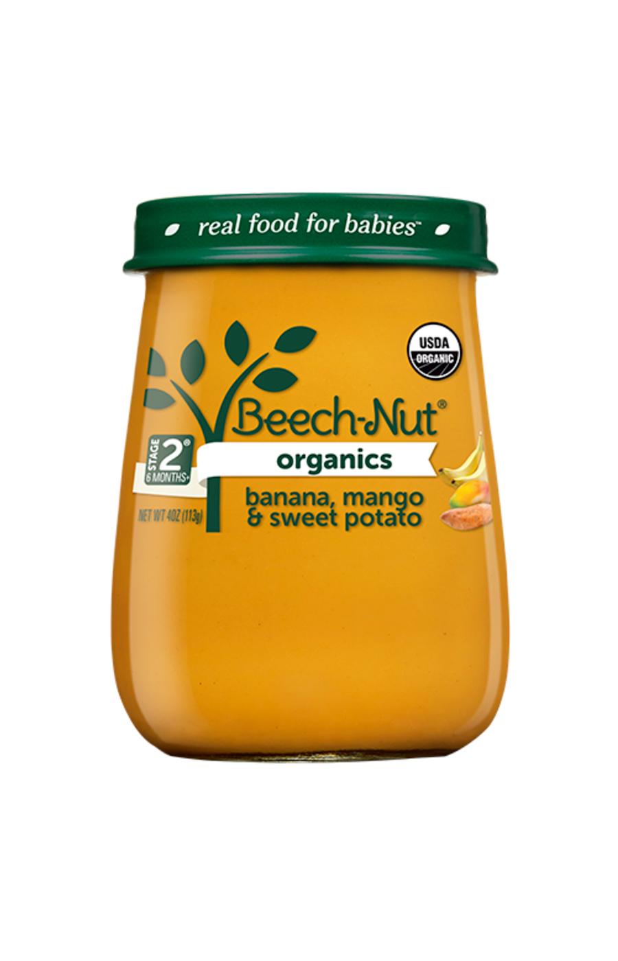 Beech-Nut Organics Stage 2 Baby Food - Banana Mango & Sweet Potato ...