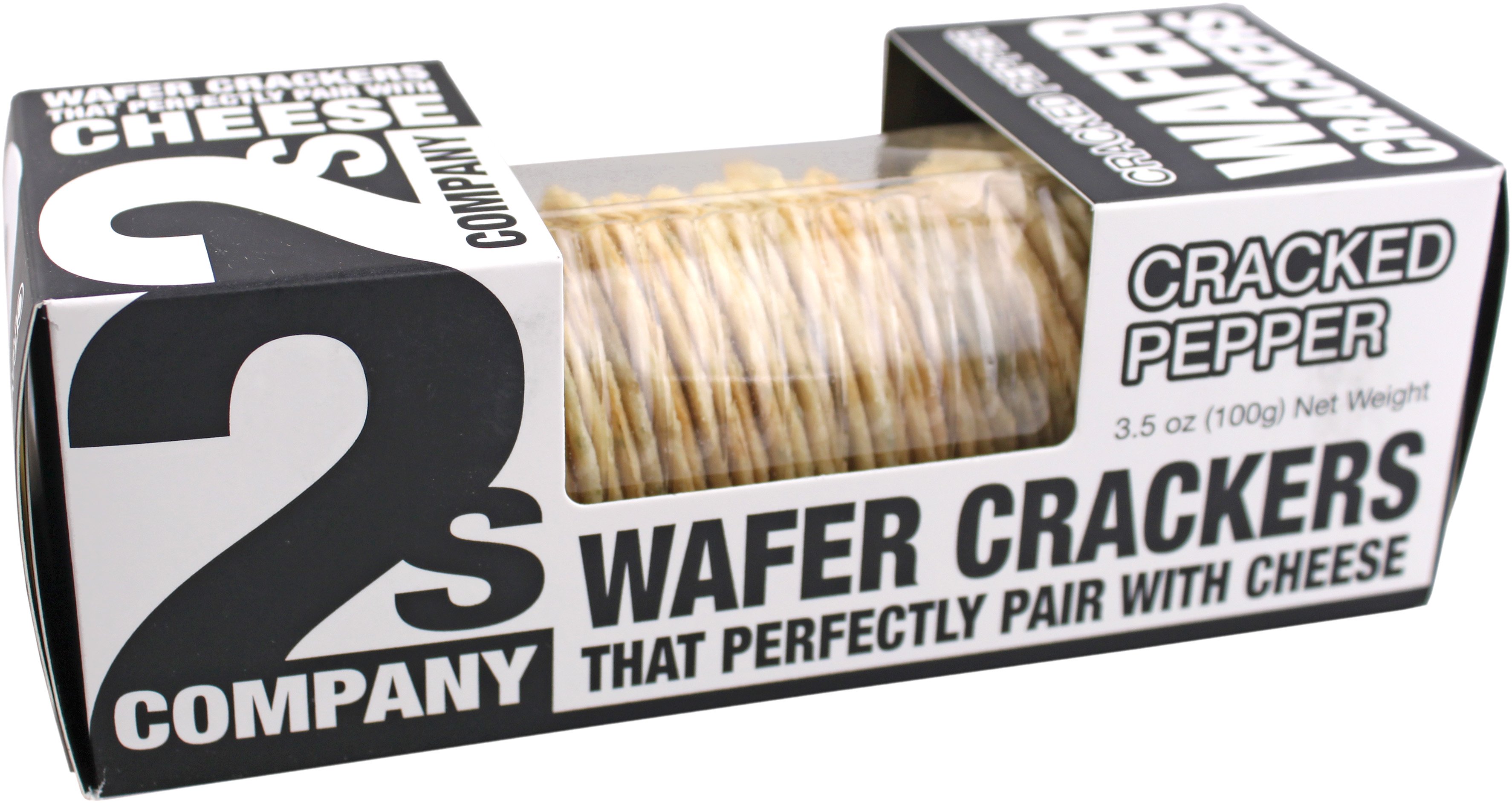 2s Company Cracked Pepper Wafer Crackers, 3.5 oz | Central Market ...