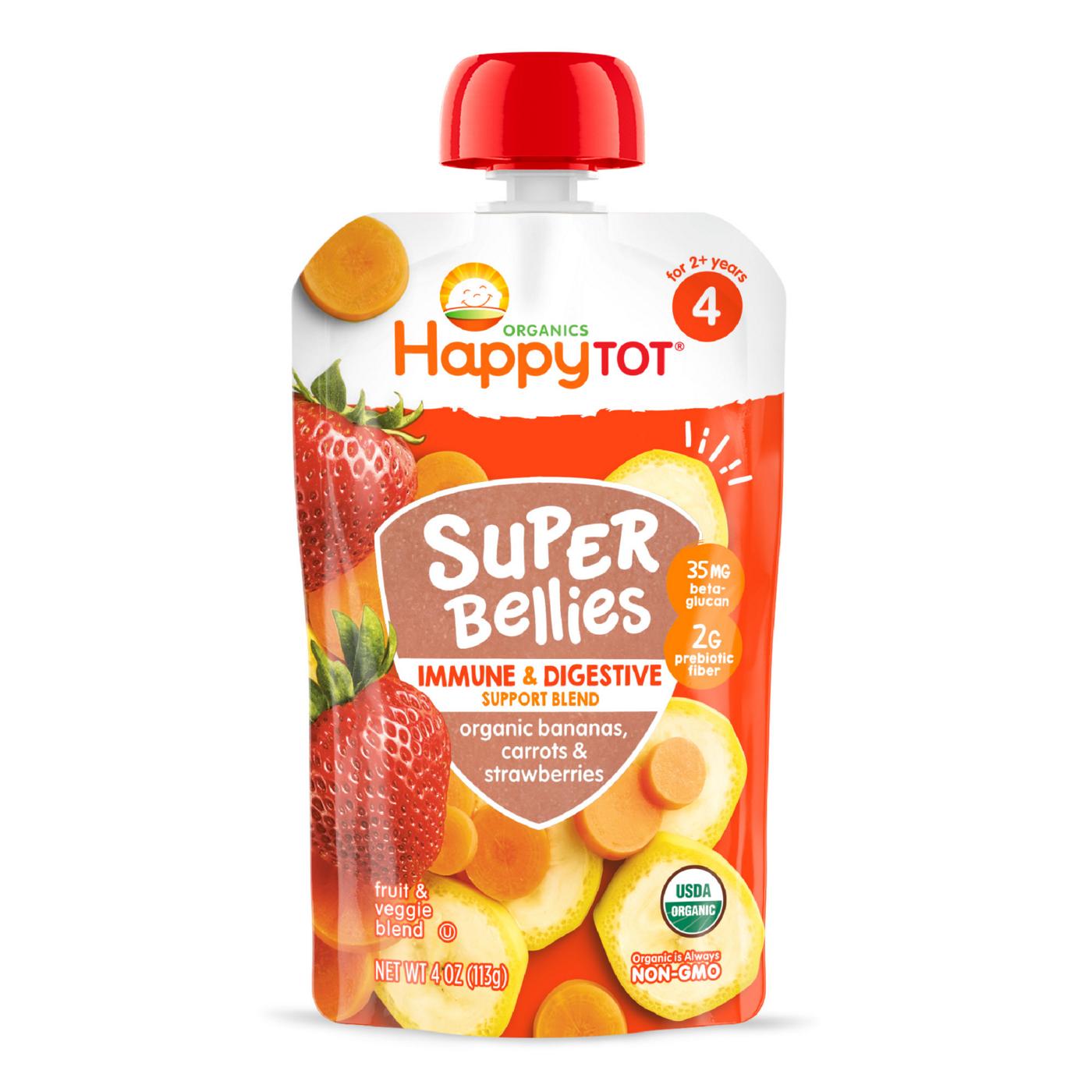 Happy Tot Organics Super Bellies Stage 4 Immune + Digestive Support ...