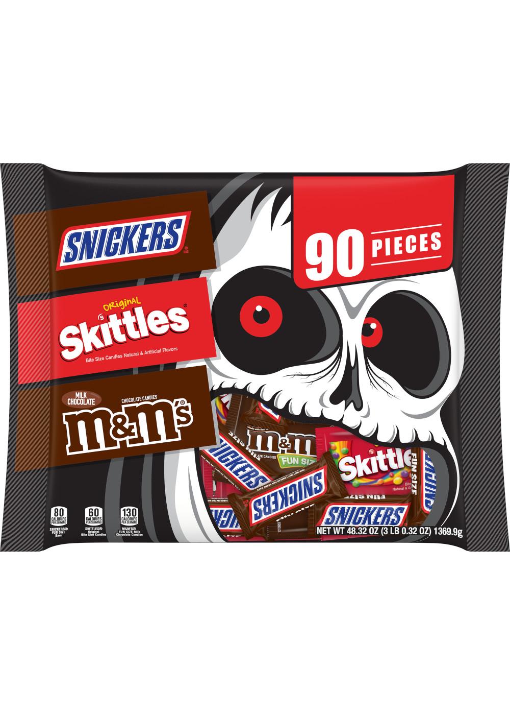 M&M'S, Snickers & Skittles Assorted Fun Size Halloween Candy - Shop ...