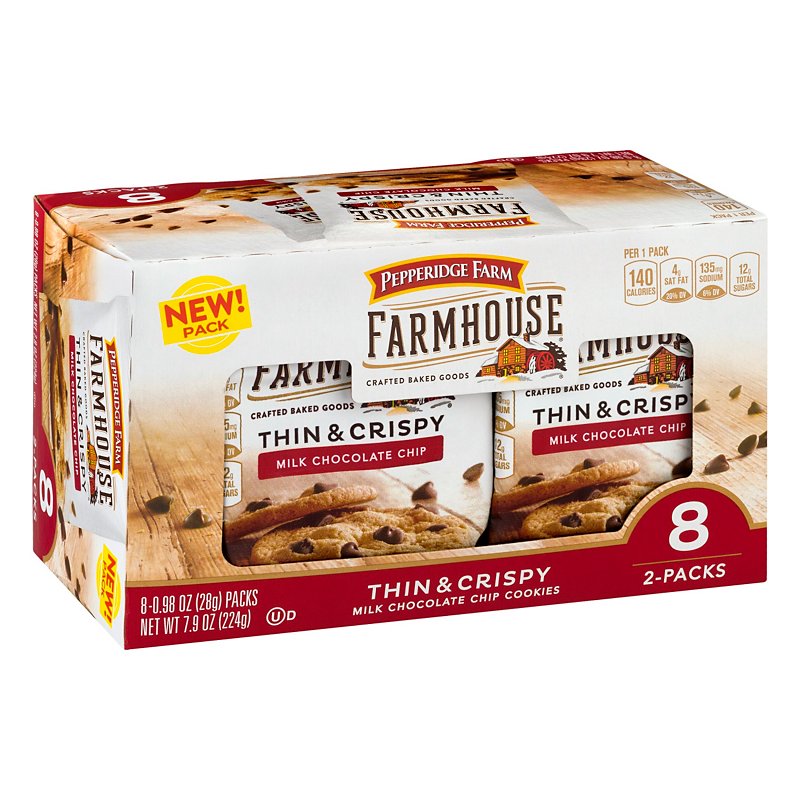 Pepperidge Farm Farmhouse Thin & Crispy Chocolate Chip Cookie - Shop ... Pepperidge Farm Farmhouse Thin & Crispy Chocolate Chip Cookie - Shop ...