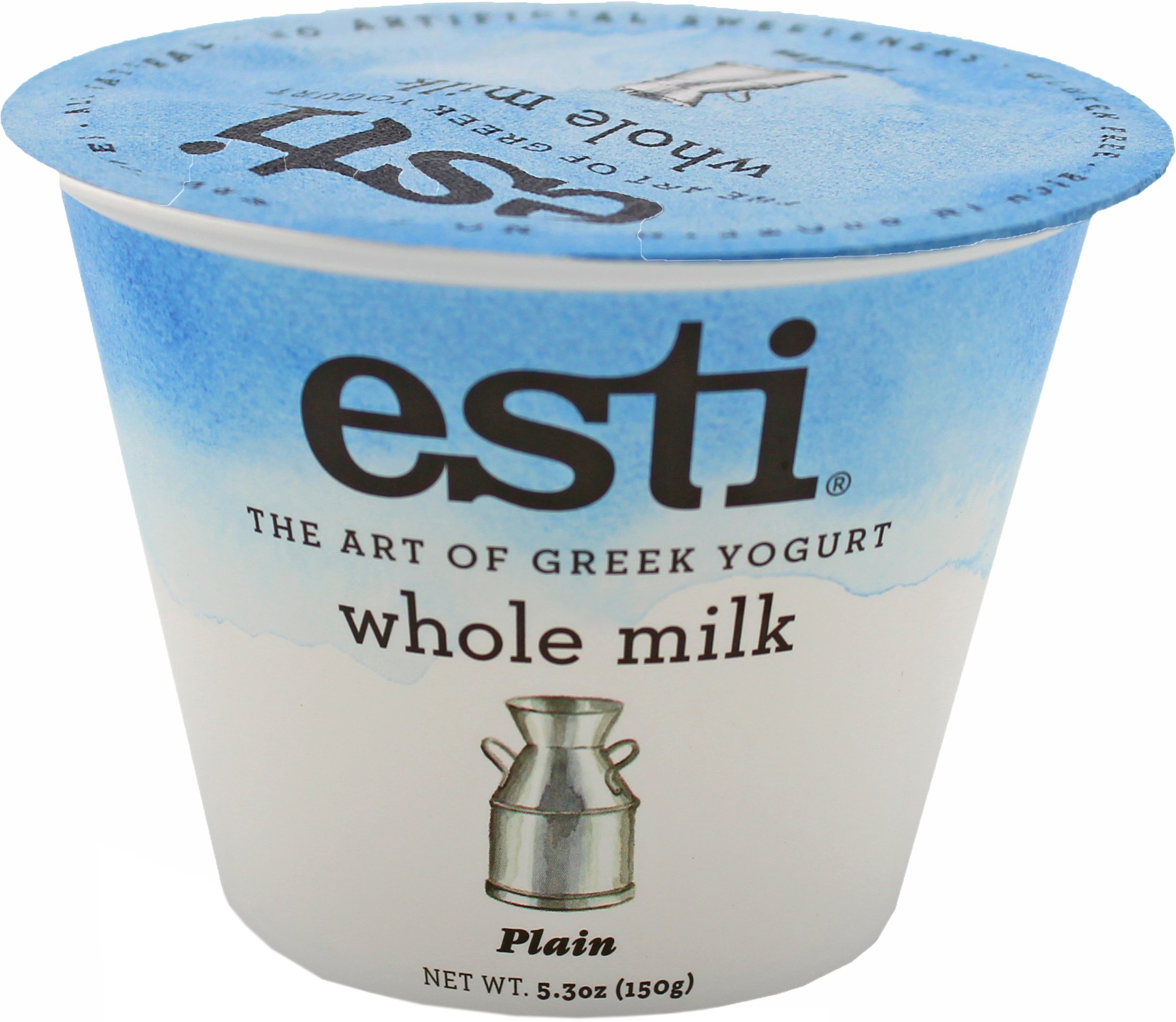 Esti Plain Whole Milk Greek Yogurt, 5.3 oz | Central Market - Really ...