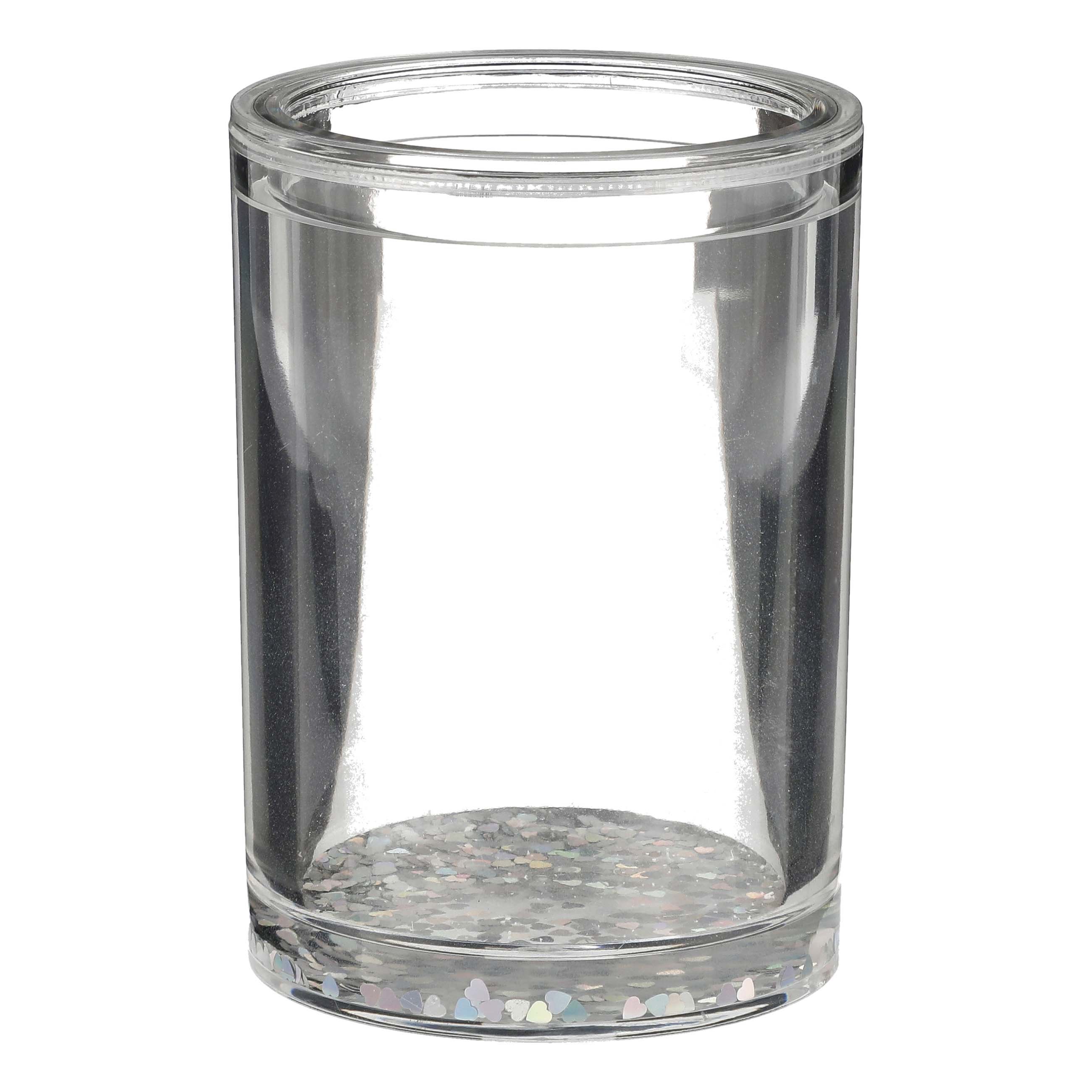 Simplify Glitter Filled Cosmetic Cup - Shop Soap pumps & caddies at H-E-B