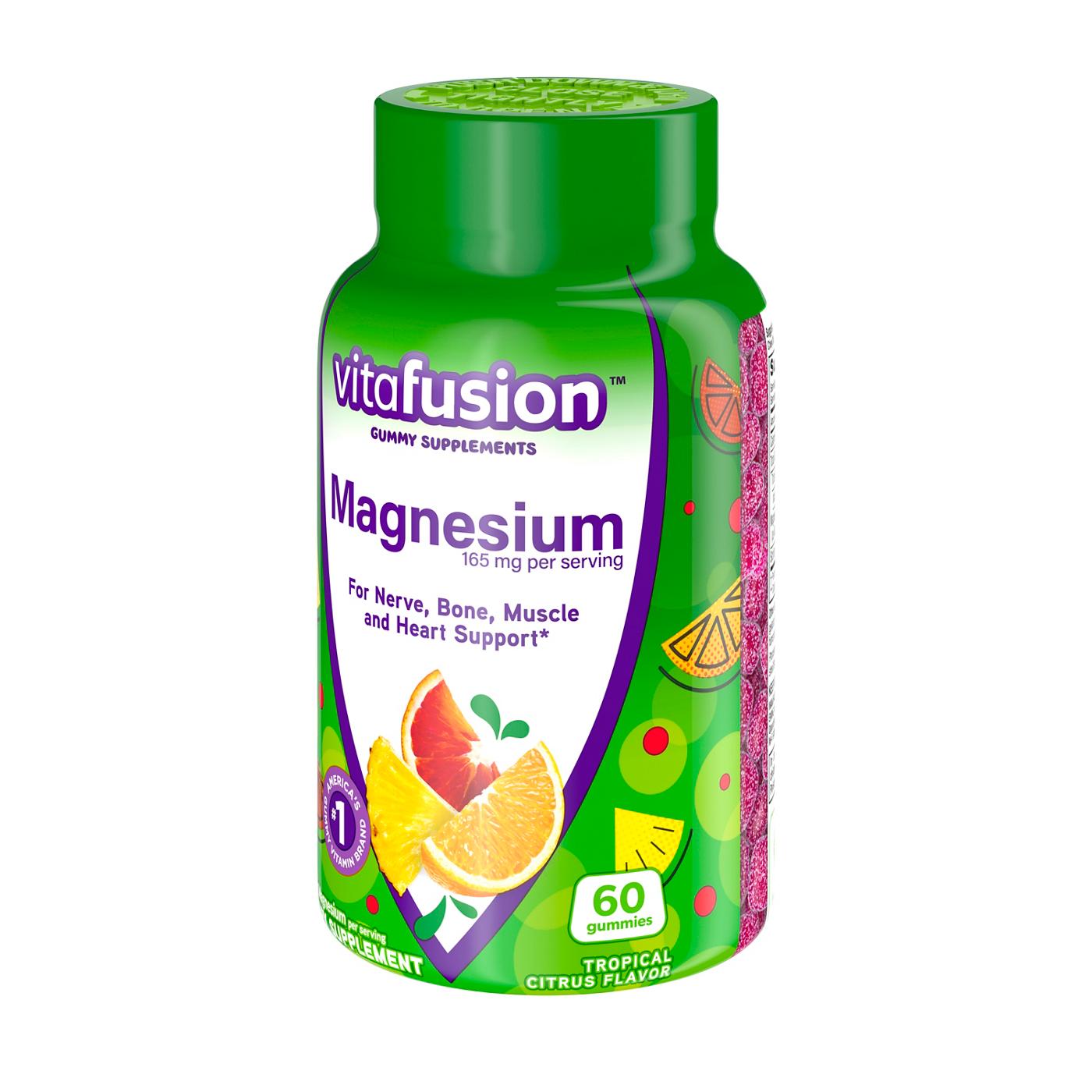 Vitafusion Magnesium 165 mg Gummies - Tropical Citrus - Shop Minerals ...
