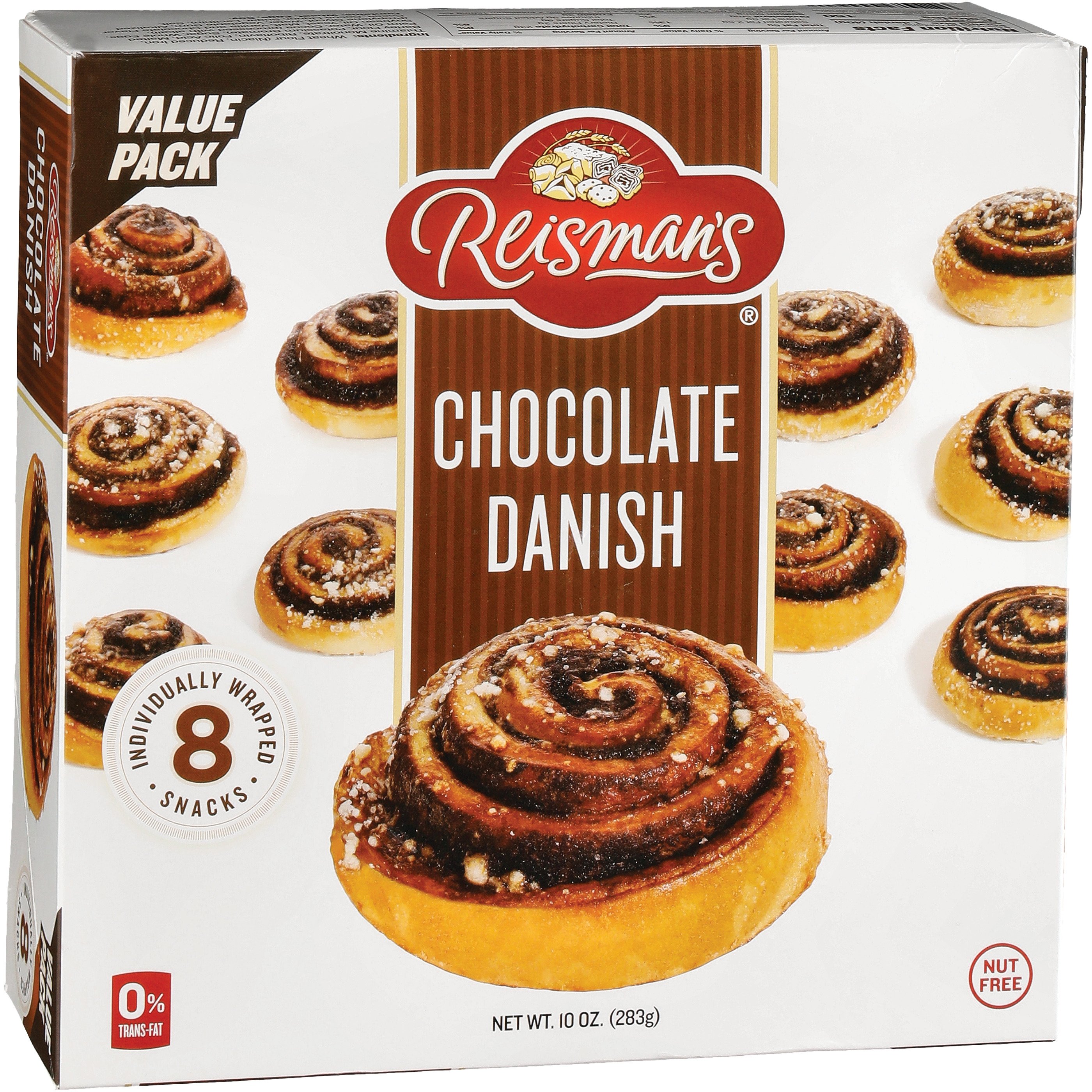 Reisman's Chocolate Danish Value Pack, Kosher - Shop Desserts ...