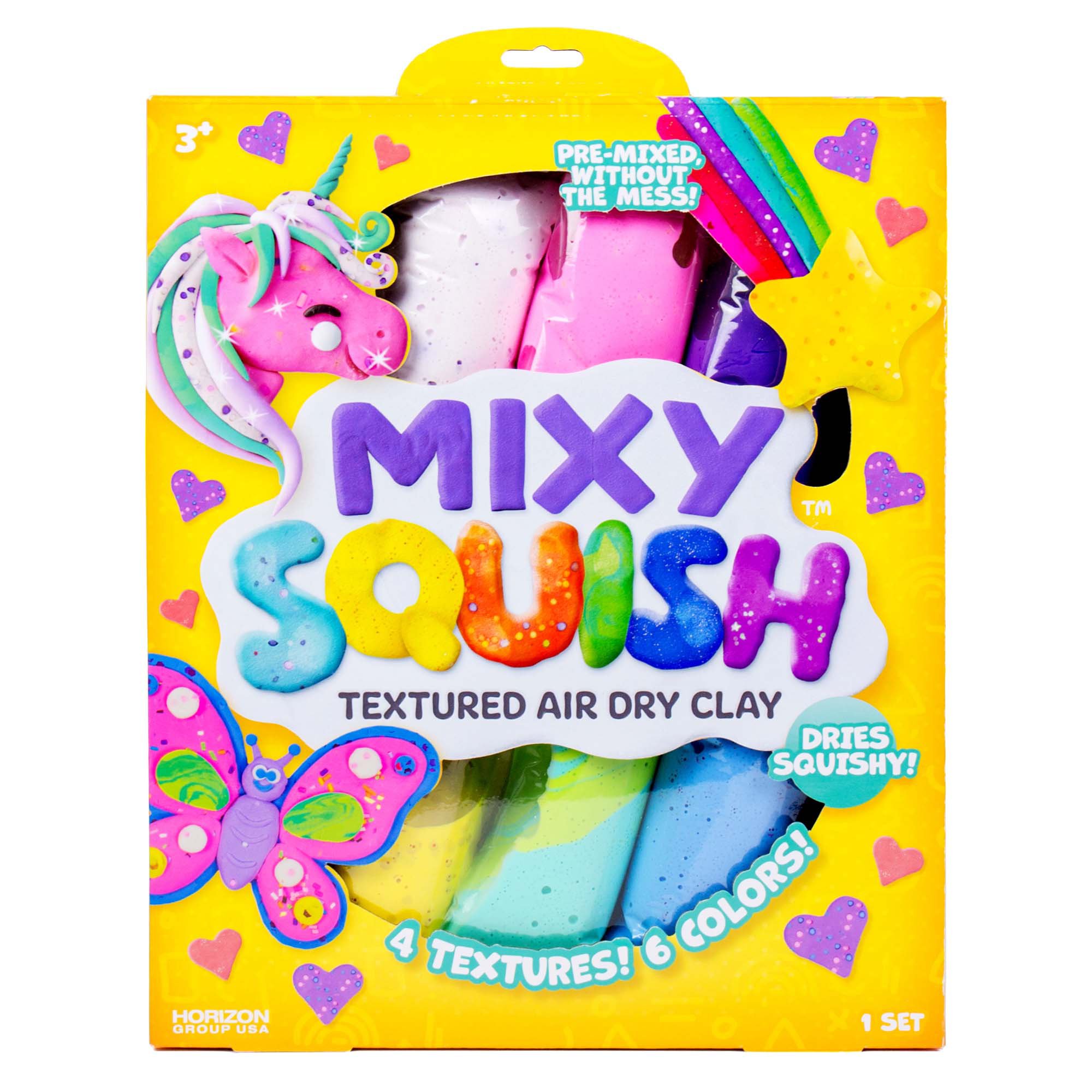 Slimygloop Mixy Squish Textured Air Dry Clay Set - Shop Clay at H-E-B