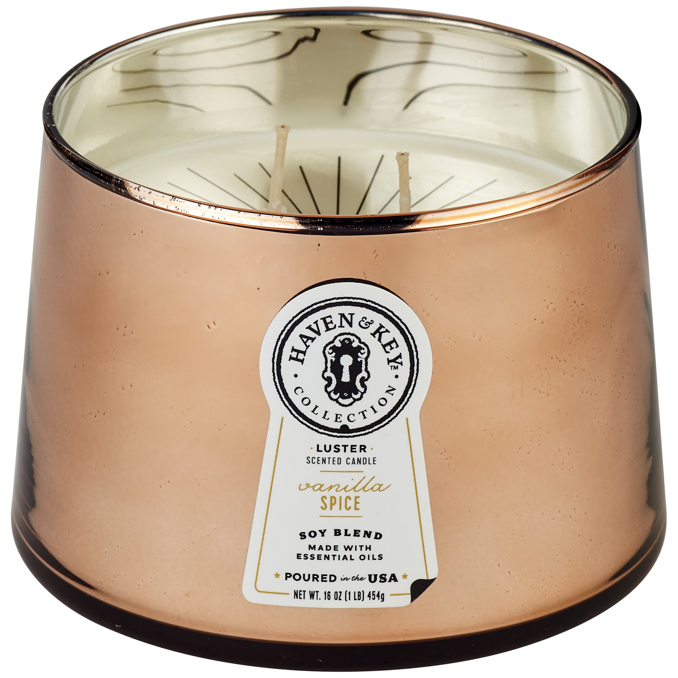Haven & Key Luster Vanilla Spice Scented Candle - Shop Candles at H-E-B