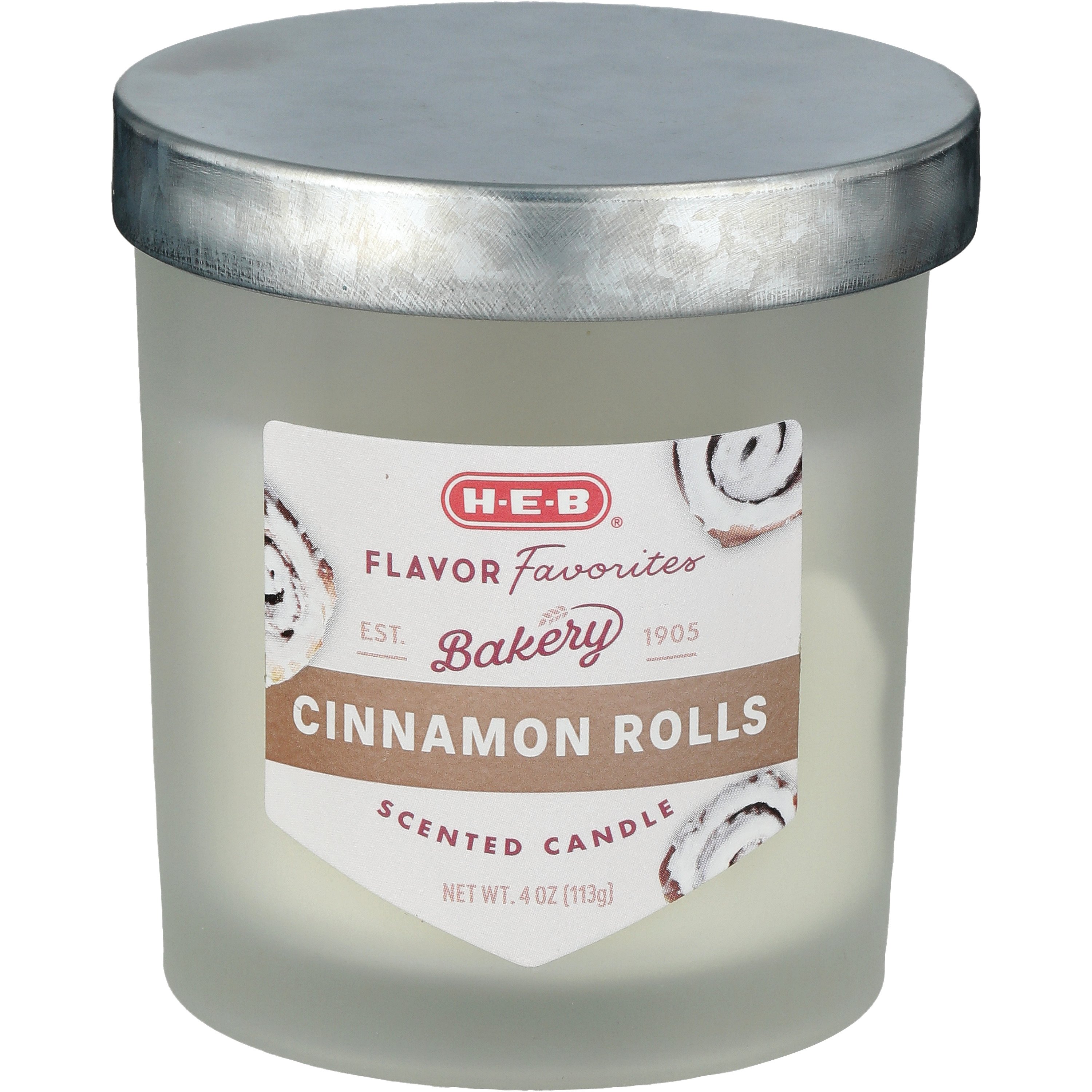H-E-B Flavor Favorites Cinnamon Rolls Scented Candle - Shop Air ...