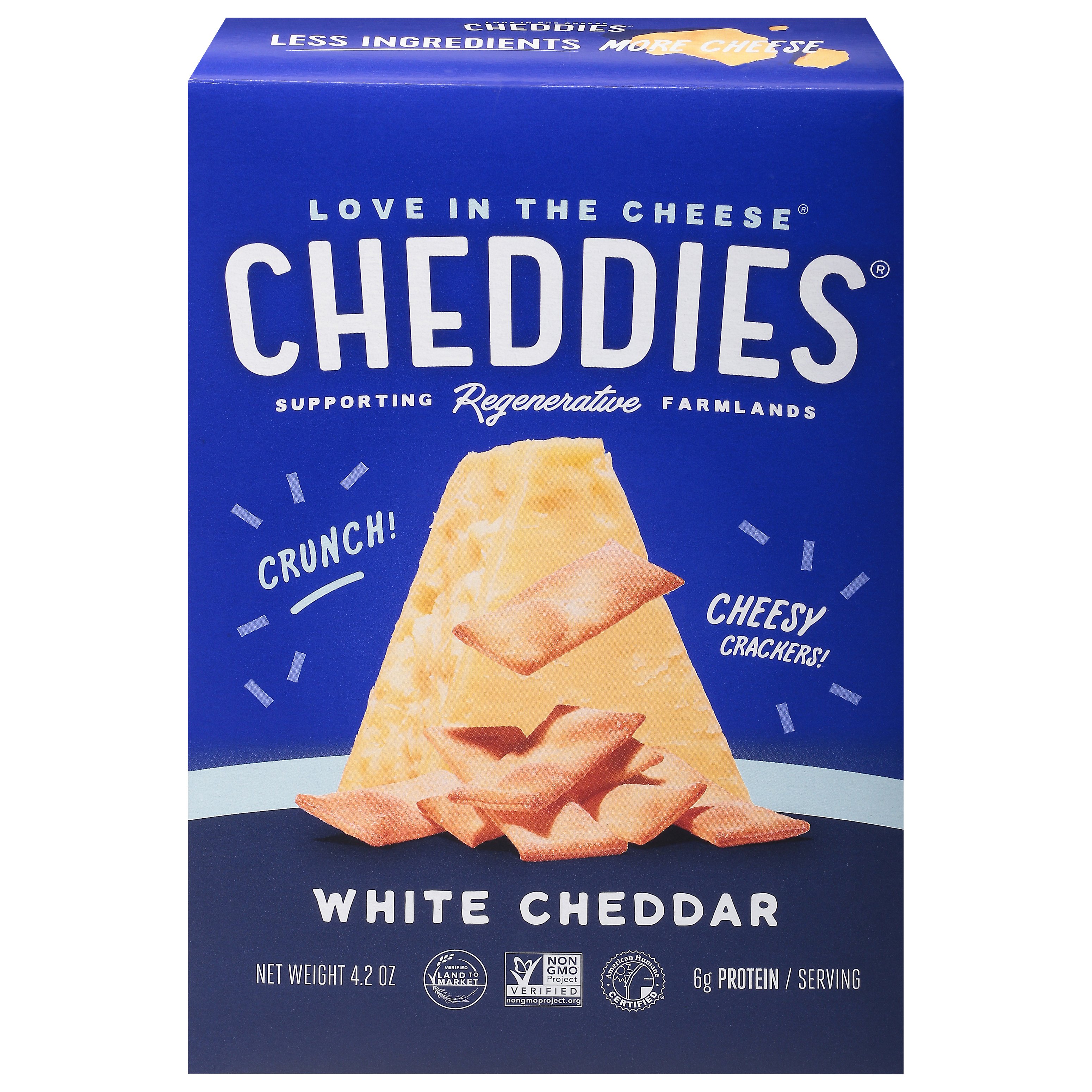 Cheddies Cheese Crackers - White Cheddar - Shop Crackers & breadsticks ...